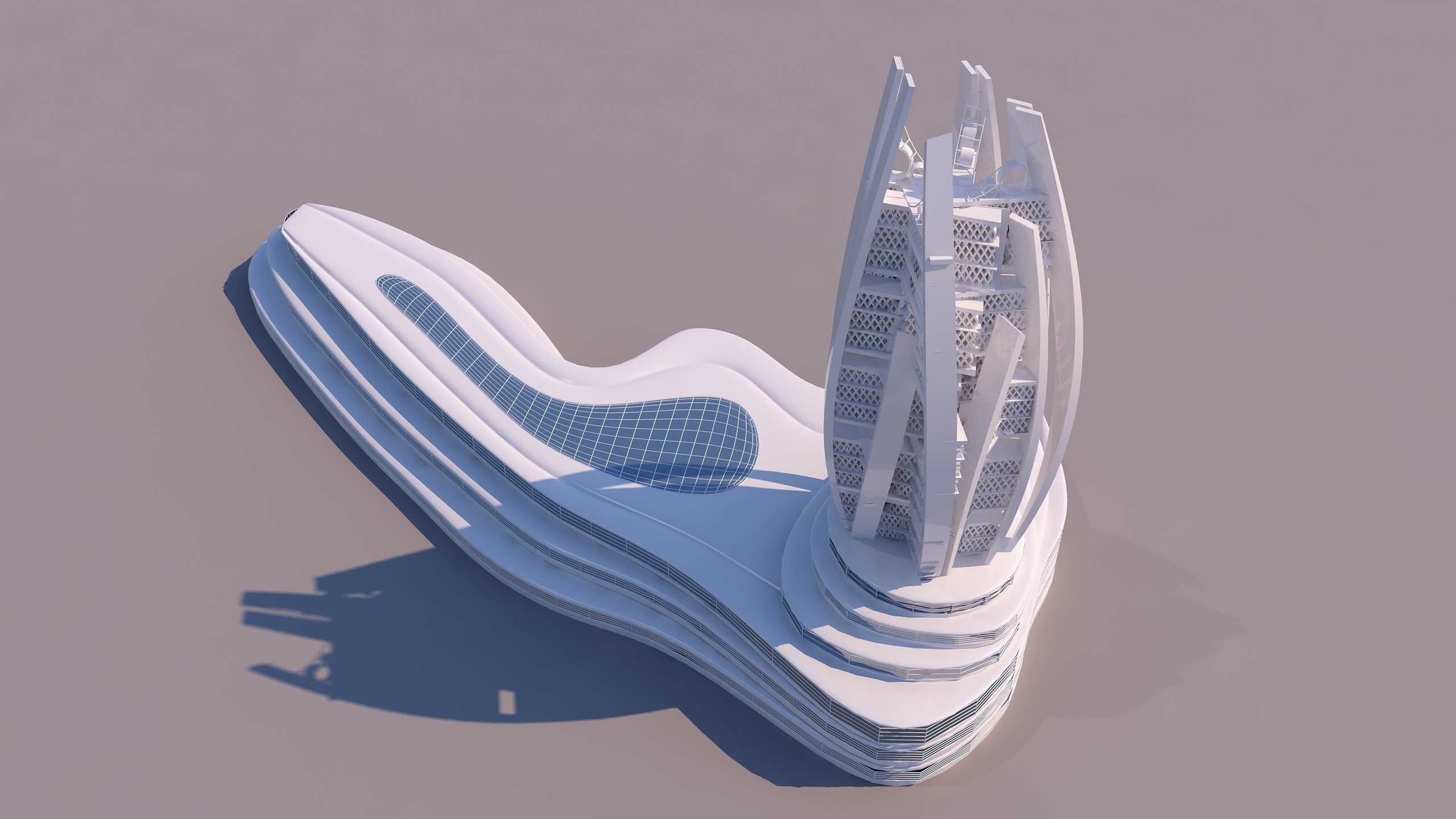 0085 - Organic Skyscraper 3D model | CGTrader