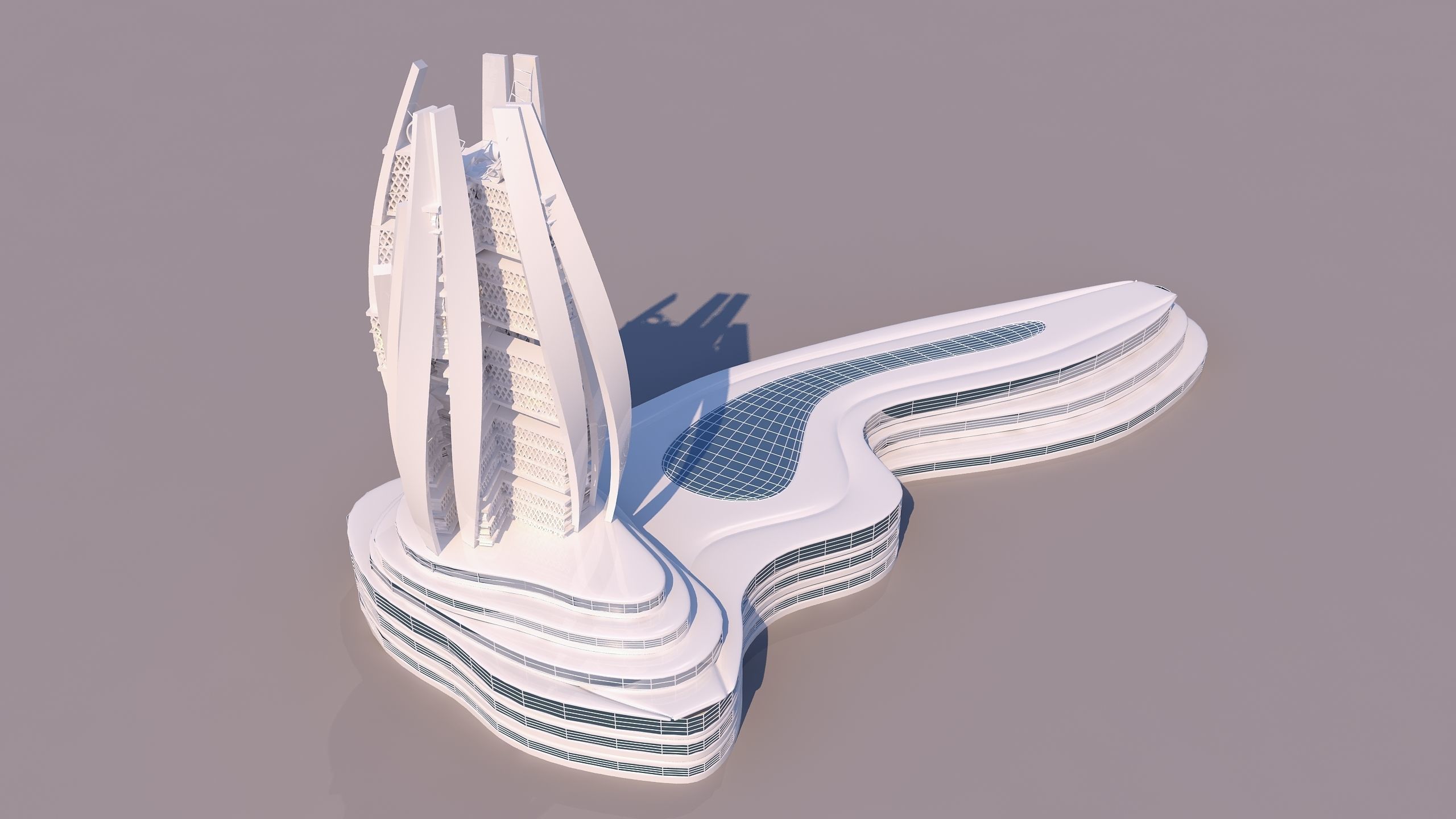 0085 - Organic Skyscraper 3D model | CGTrader