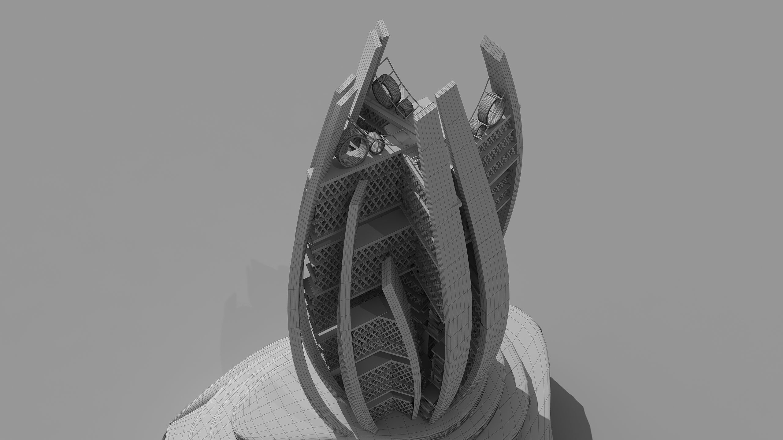 0085 - Organic Skyscraper 3D model | CGTrader