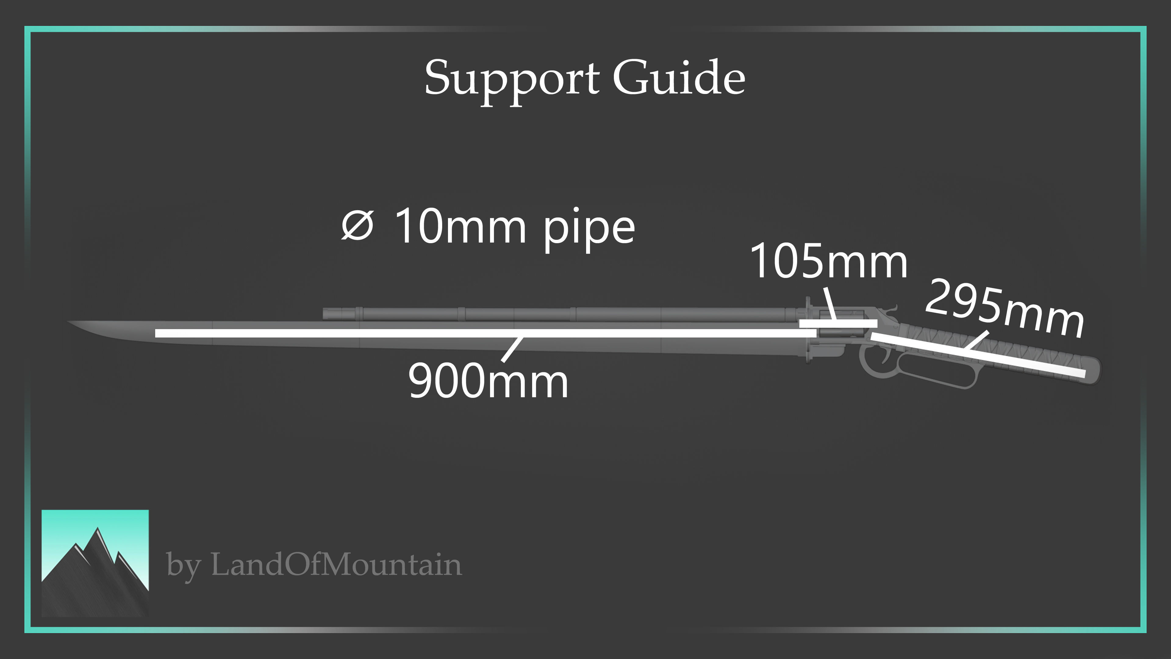 Final Fantasy 7 - Weiss Gunblade and Accessories 3D model 3D printable ...