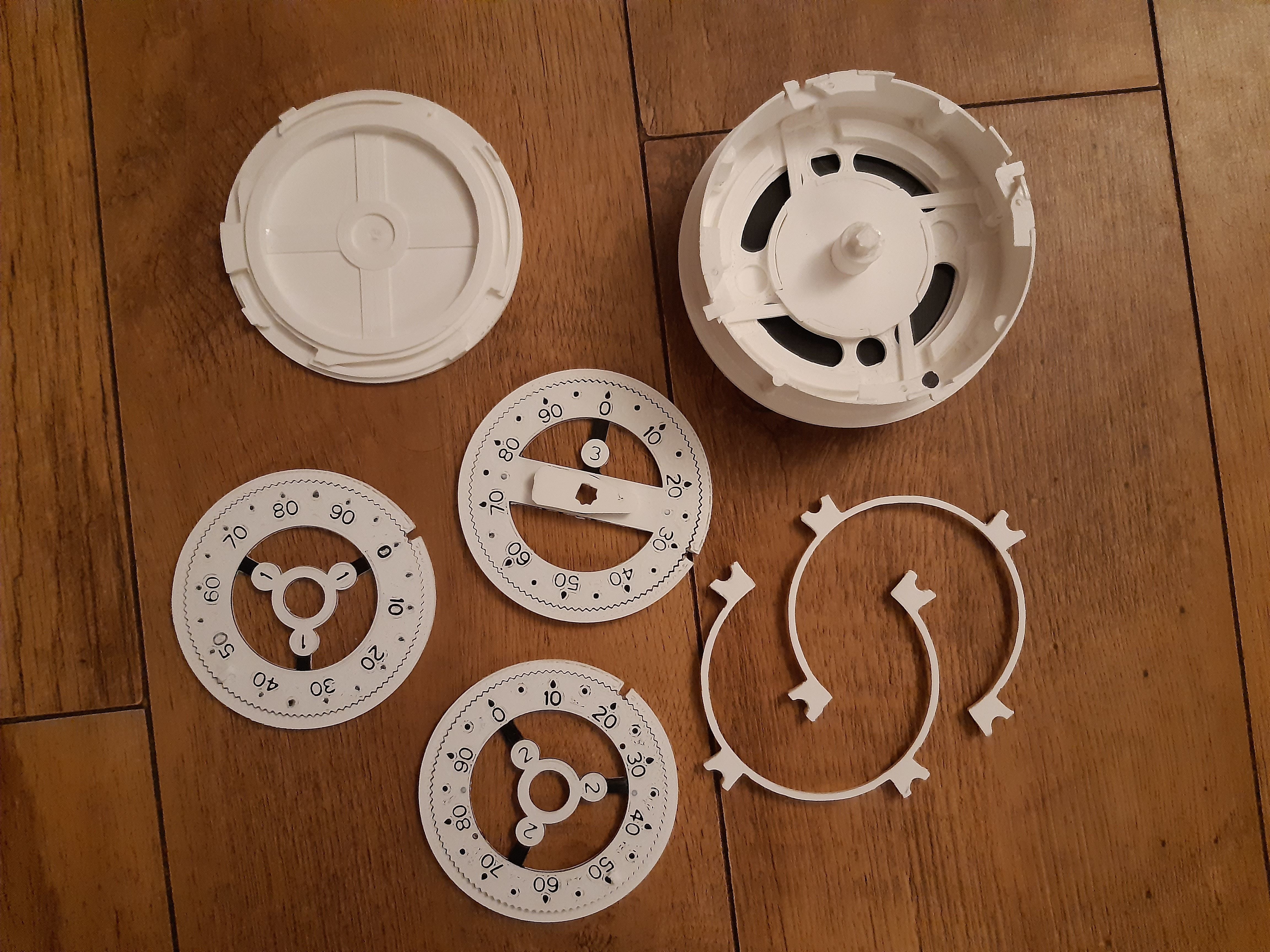 Combination Lock Capsule 3D model 3D printable | CGTrader