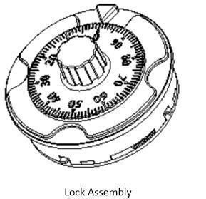 Combination Lock Capsule 3D model 3D printable | CGTrader