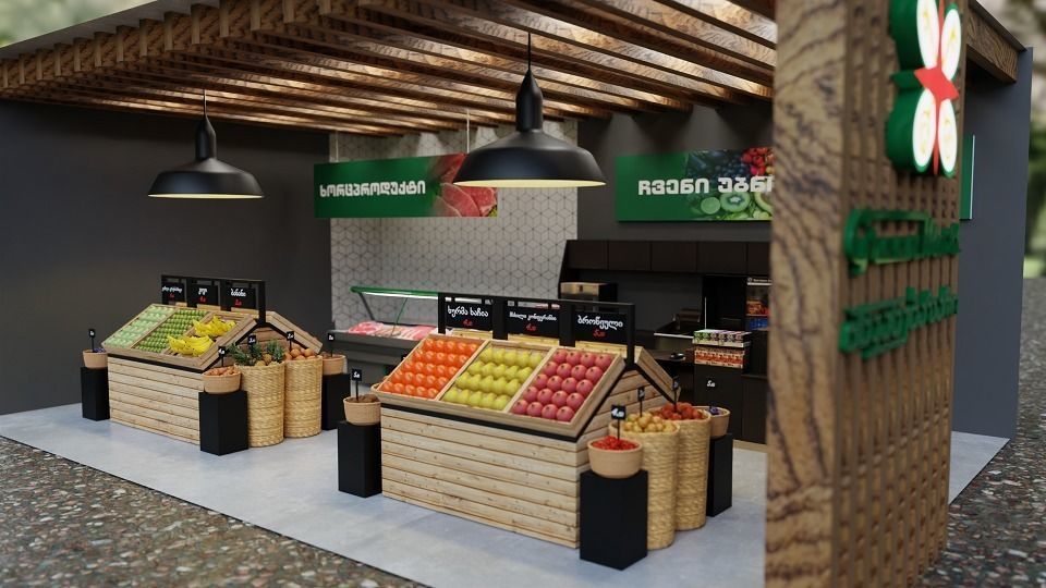 Grocery store 3D 3D model | CGTrader