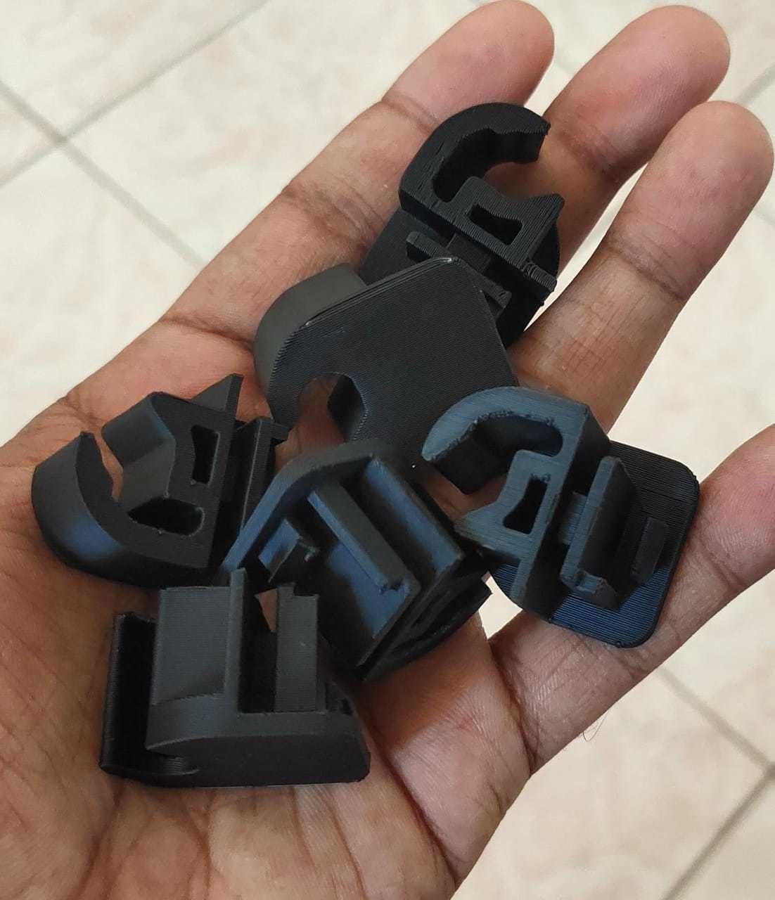 Toyota Starlet EP91 Glanza parcel shelf clips 3D model 3D printable ...