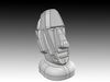 Aquarium Ornaments Second moai free 3D model 3D printable | CGTrader