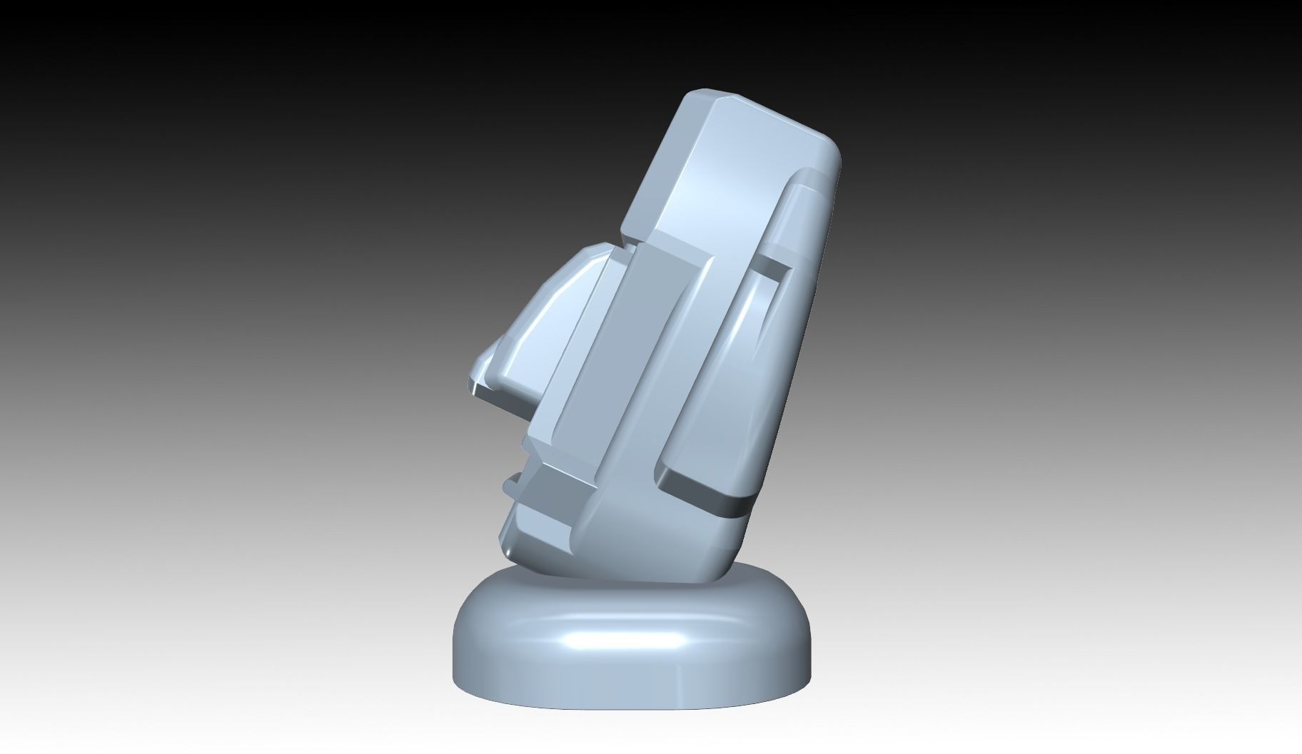Aquarium Ornaments Second moai free 3D model 3D printable | CGTrader