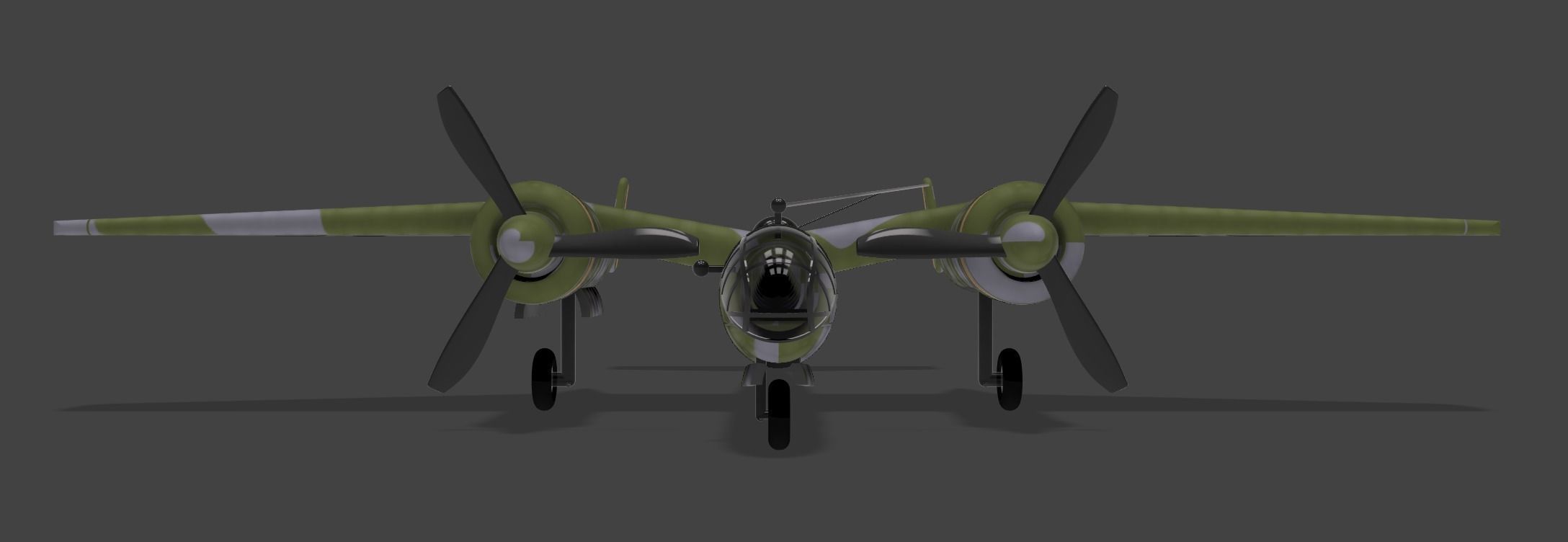 Focke Wulf p222 3D model 3D printable | CGTrader