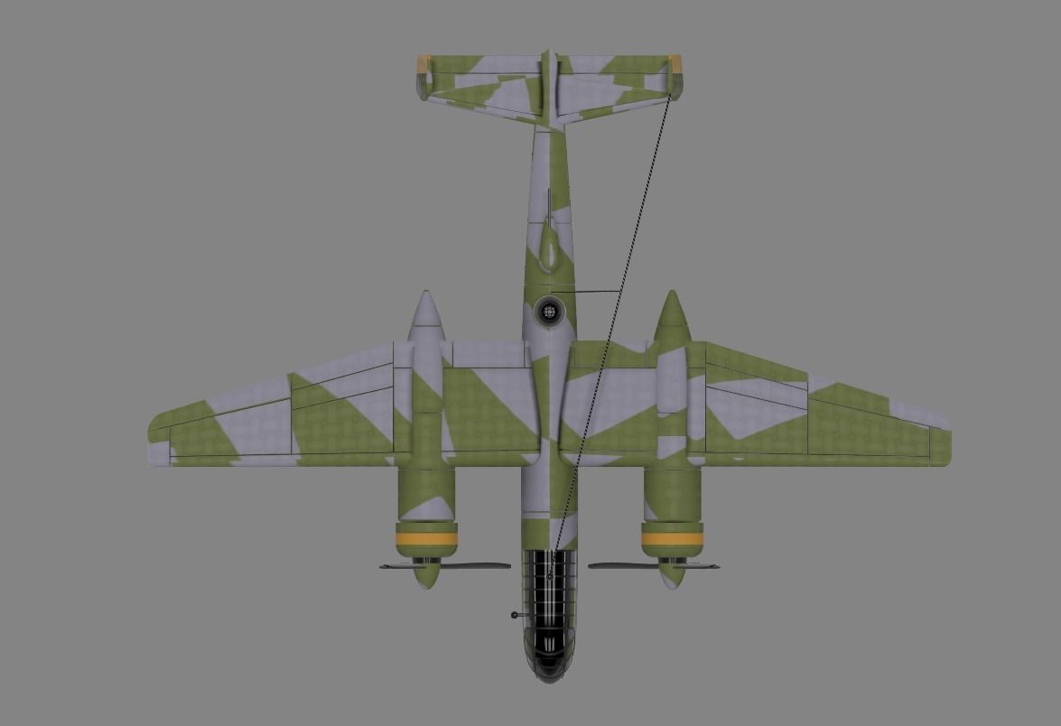 Focke Wulf p222 3D model 3D printable | CGTrader