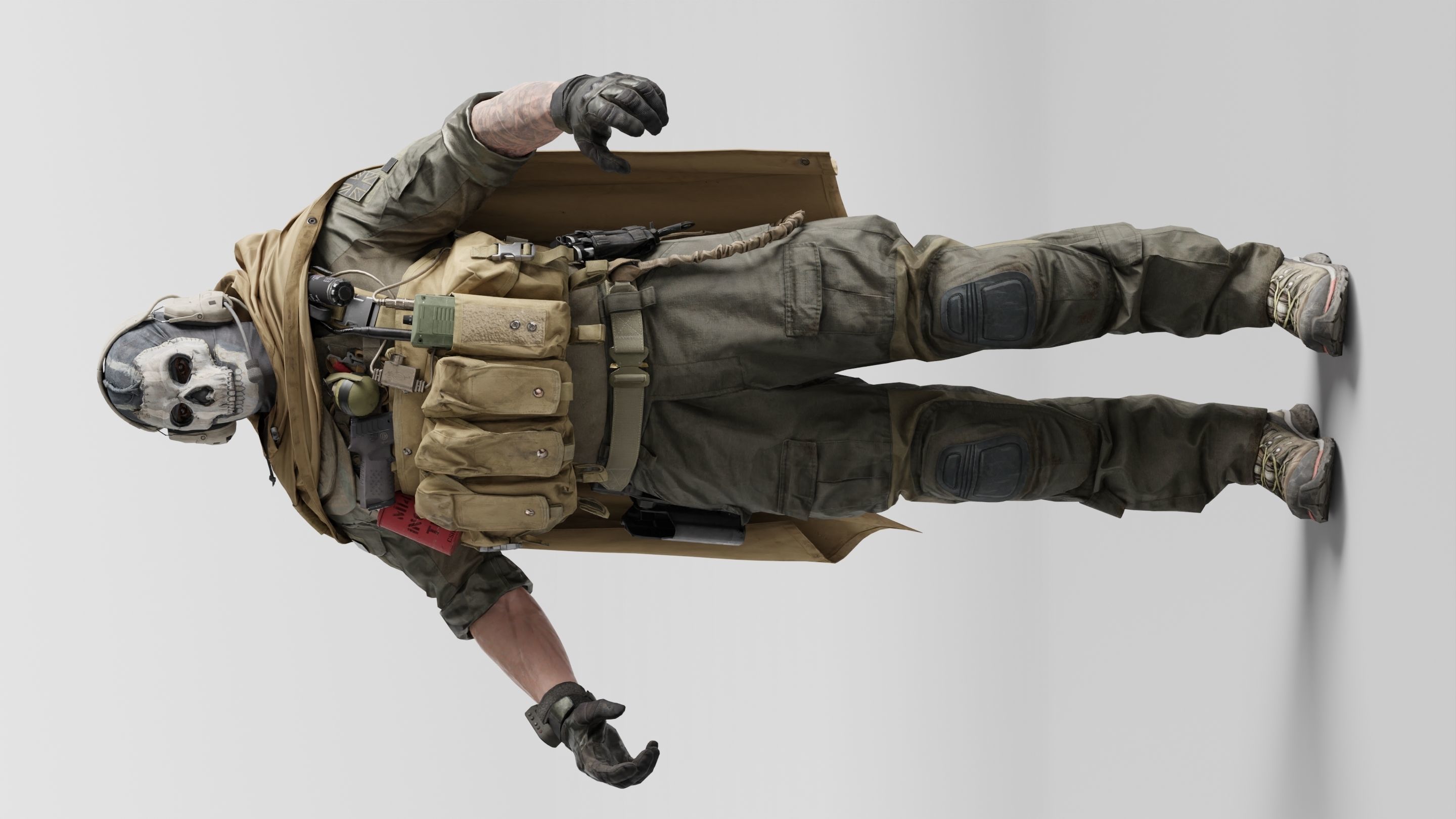GHOST from Call Of Duty RIGGED 3D model rigged | CGTrader
