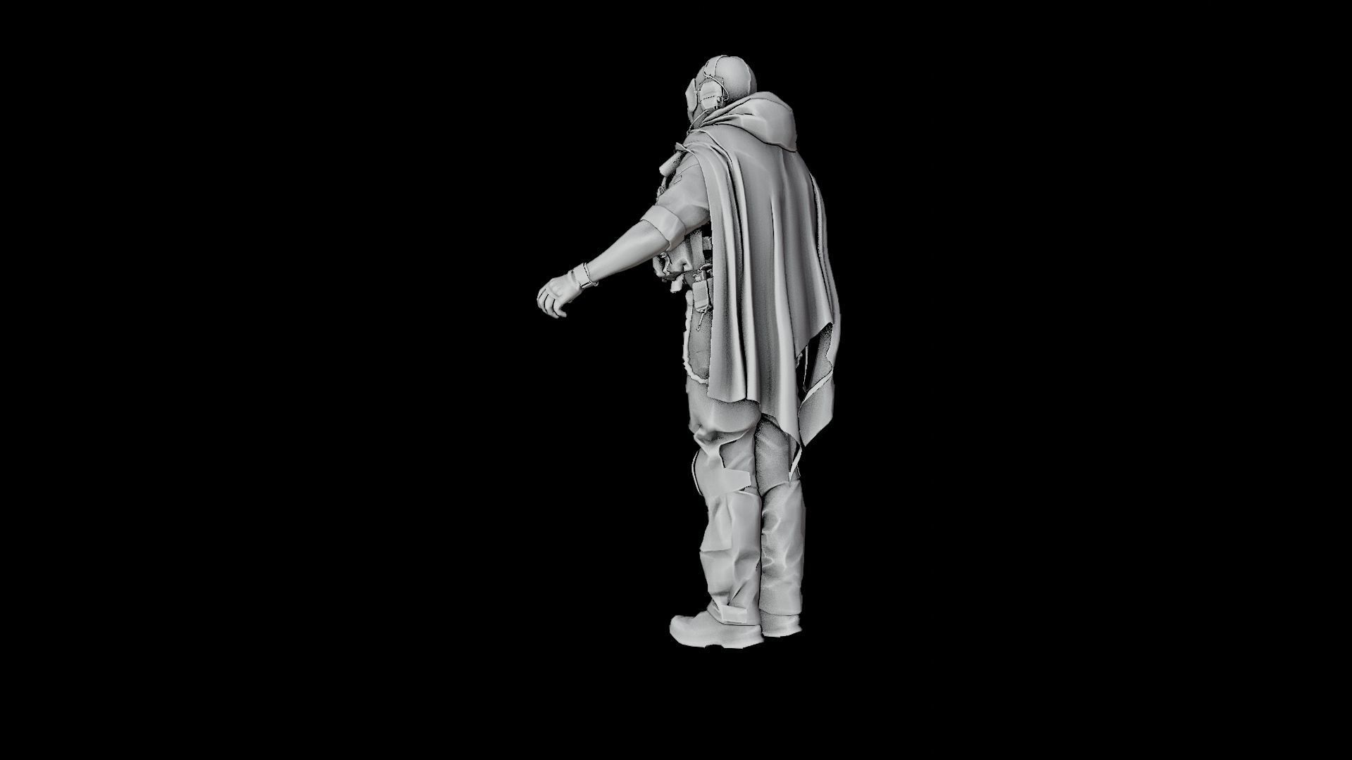 GHOST from Call Of Duty RIGGED 3D model rigged | CGTrader