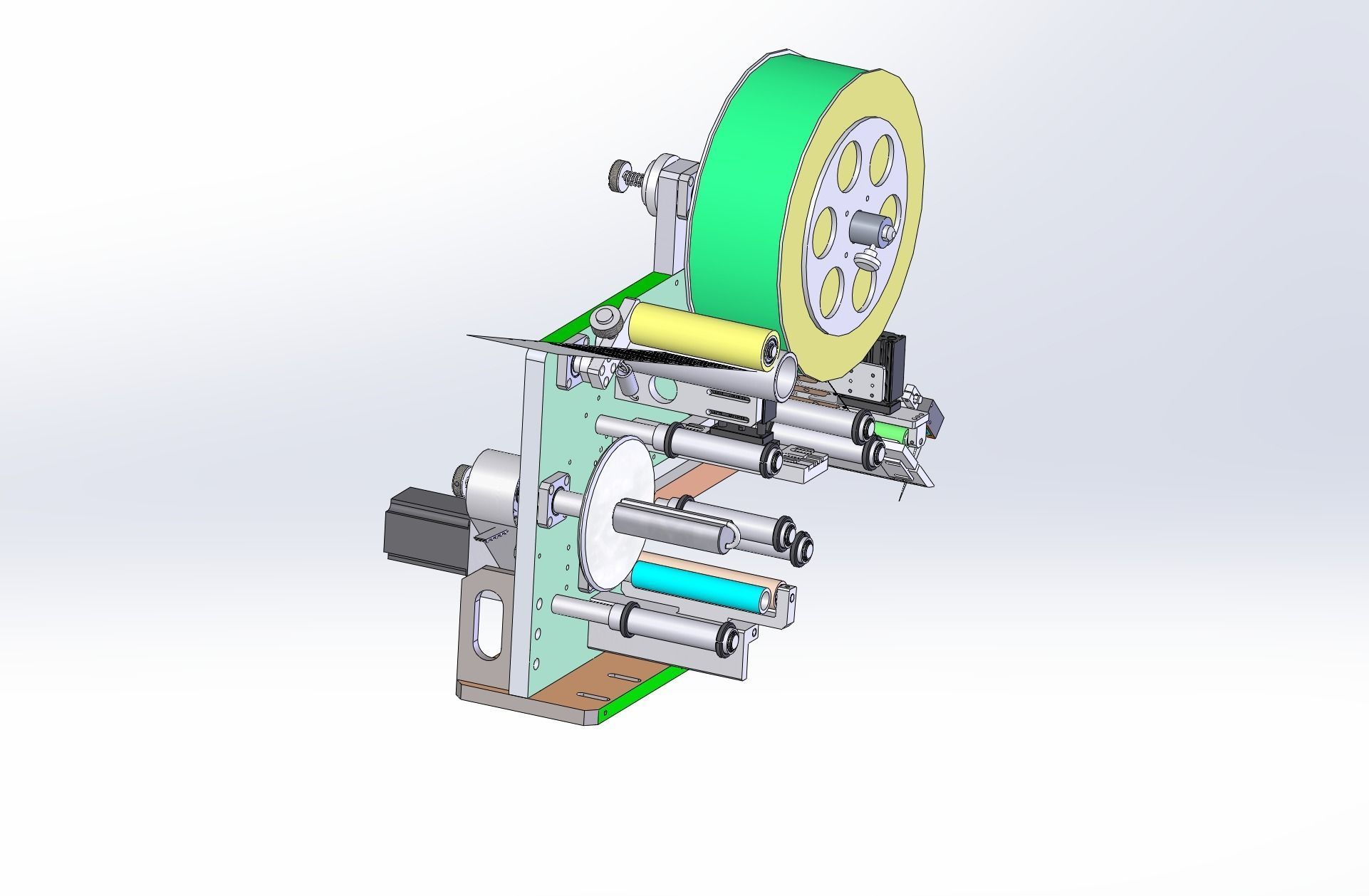 Tape laminating module 3D model | CGTrader