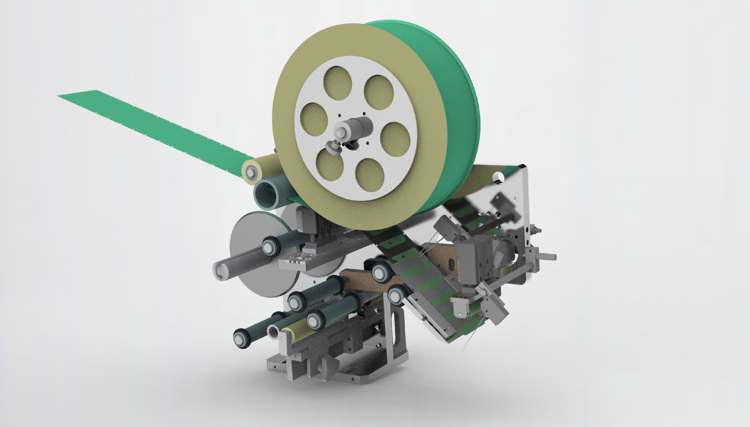 Tape laminating module 3D model | CGTrader