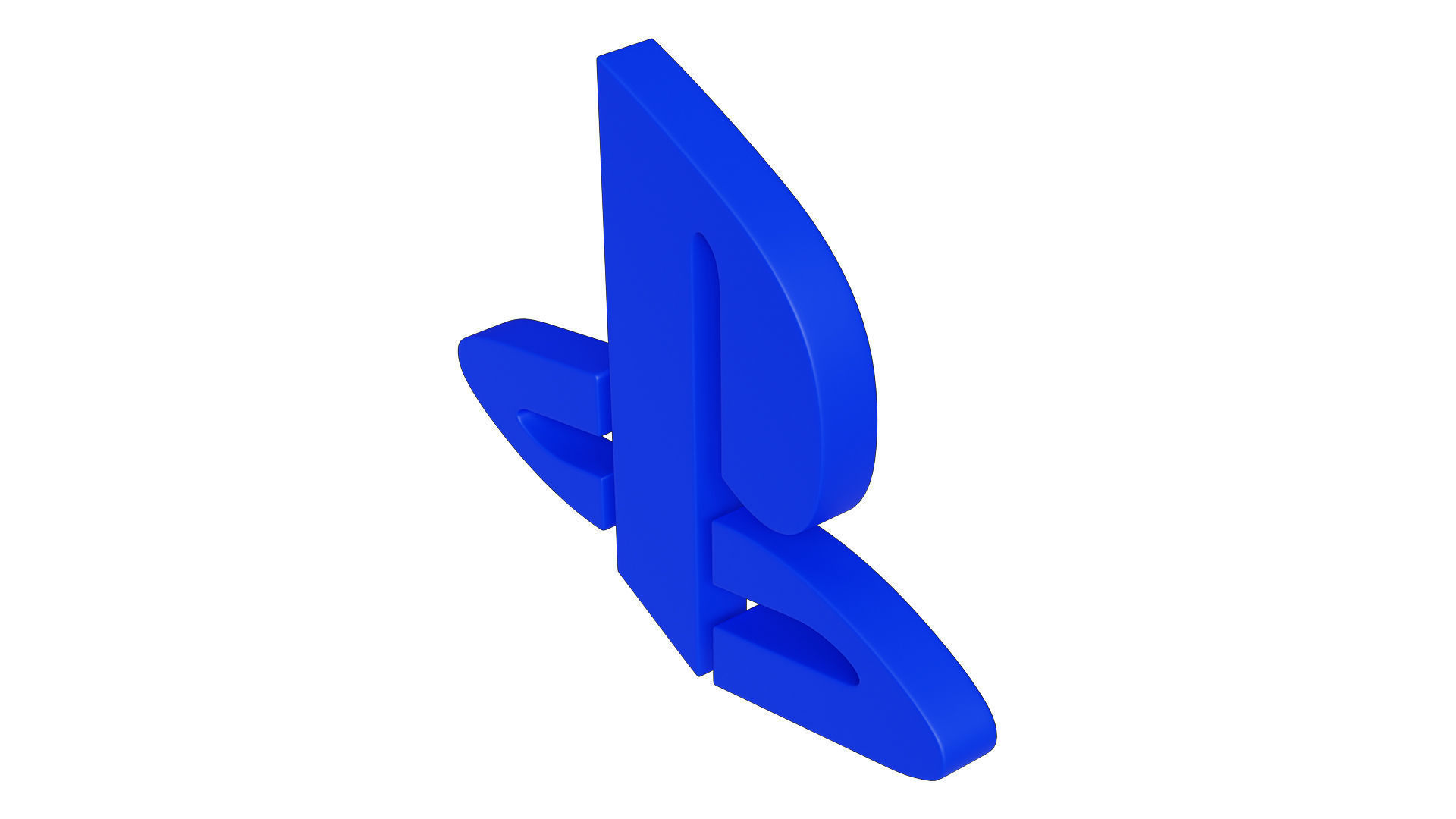 Playstation logo 3D model | CGTrader
