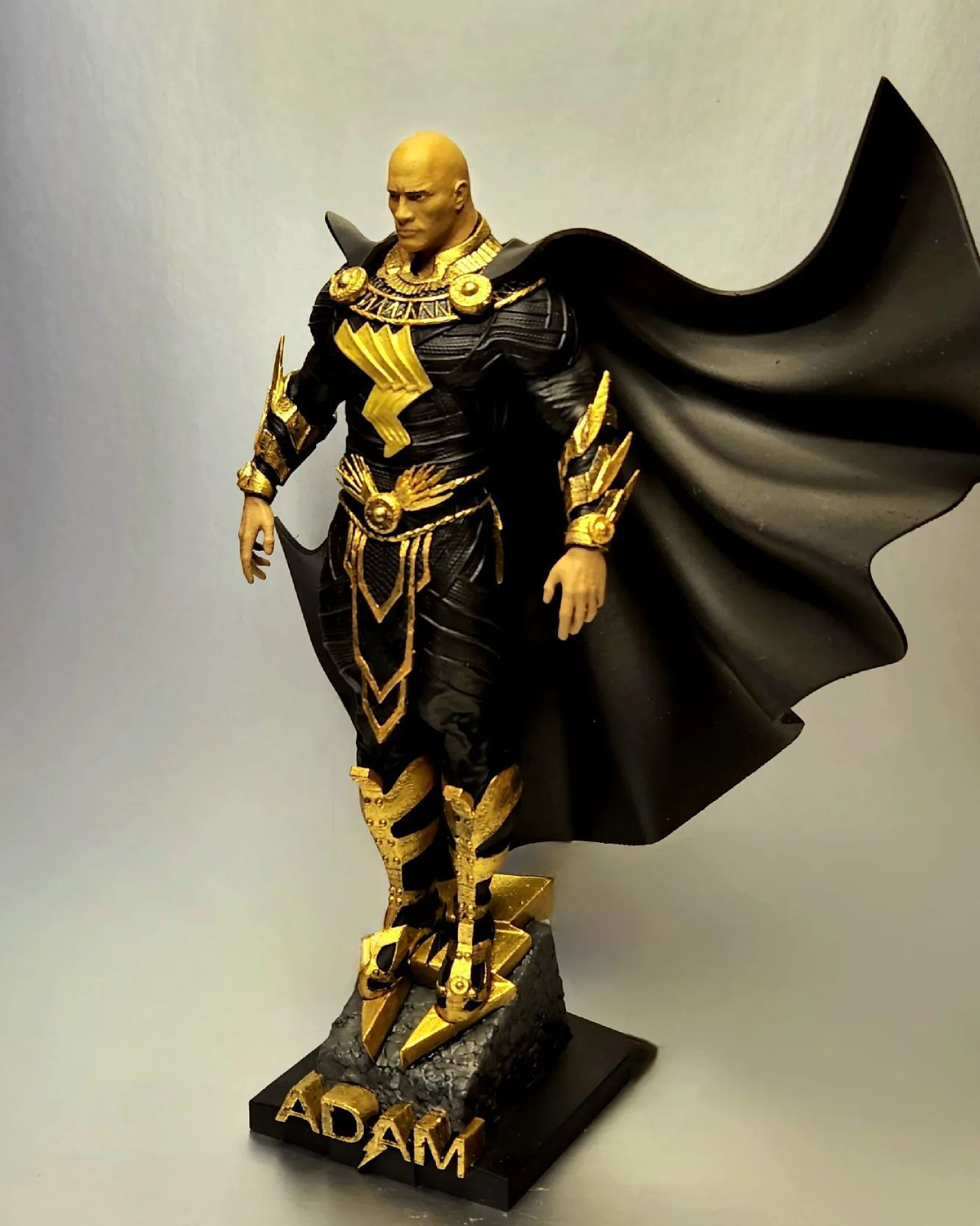 Black Adam Splid FDM 3D Model Ready to Print STL 3D model 3D printable ...