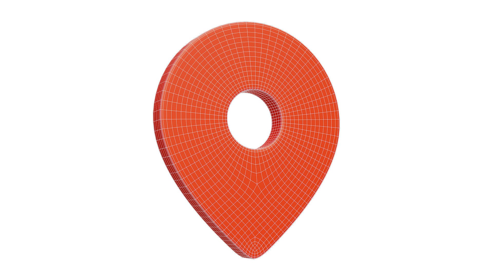 Map pointer icon 3D model | CGTrader