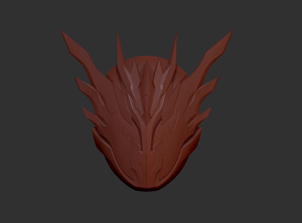 Kamen Rider Cross Z magma cosplay Helmet Tokusatsu 3D model 3D ...