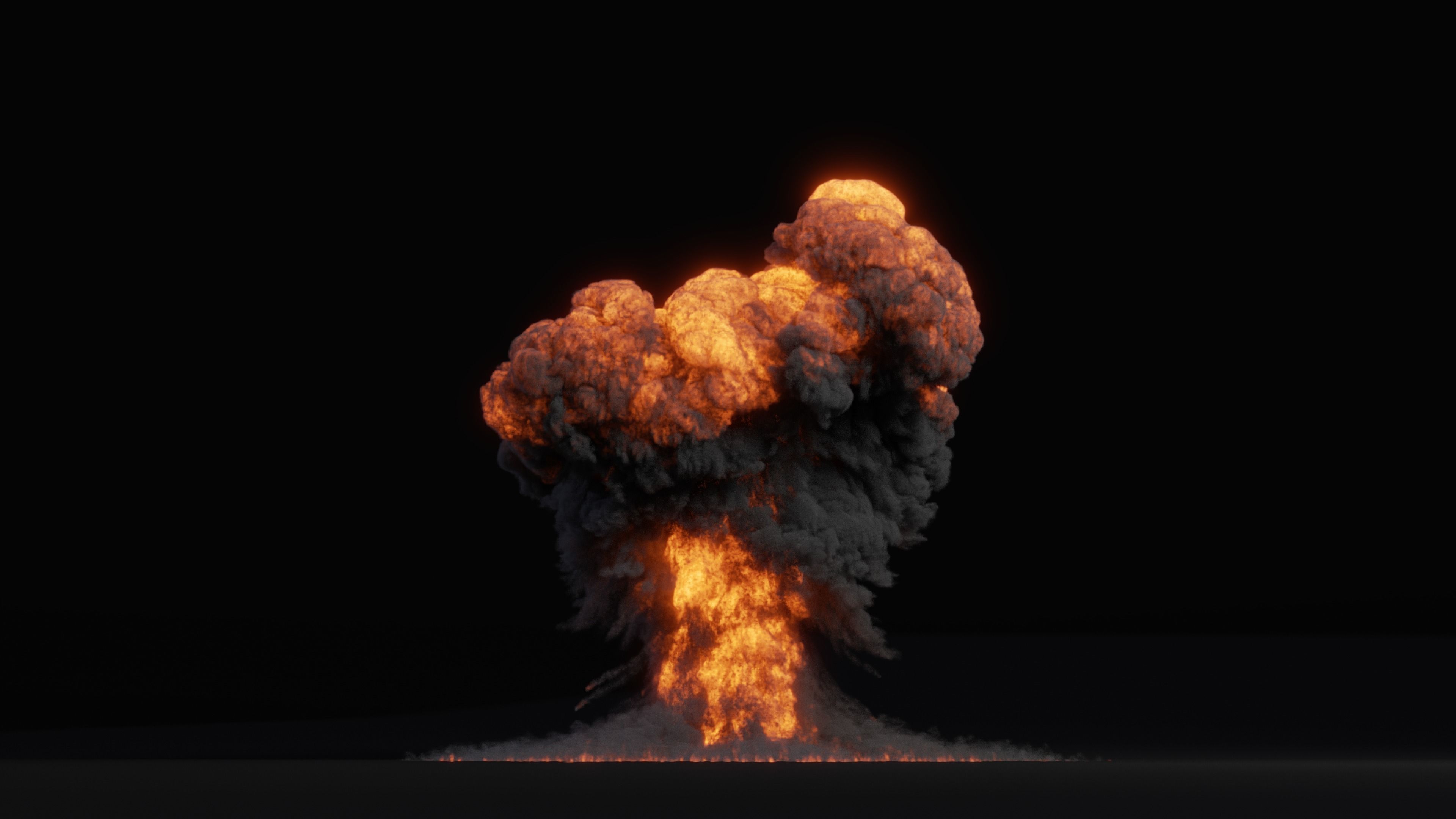 3D Gasoline Explosion 3D model animated | CGTrader