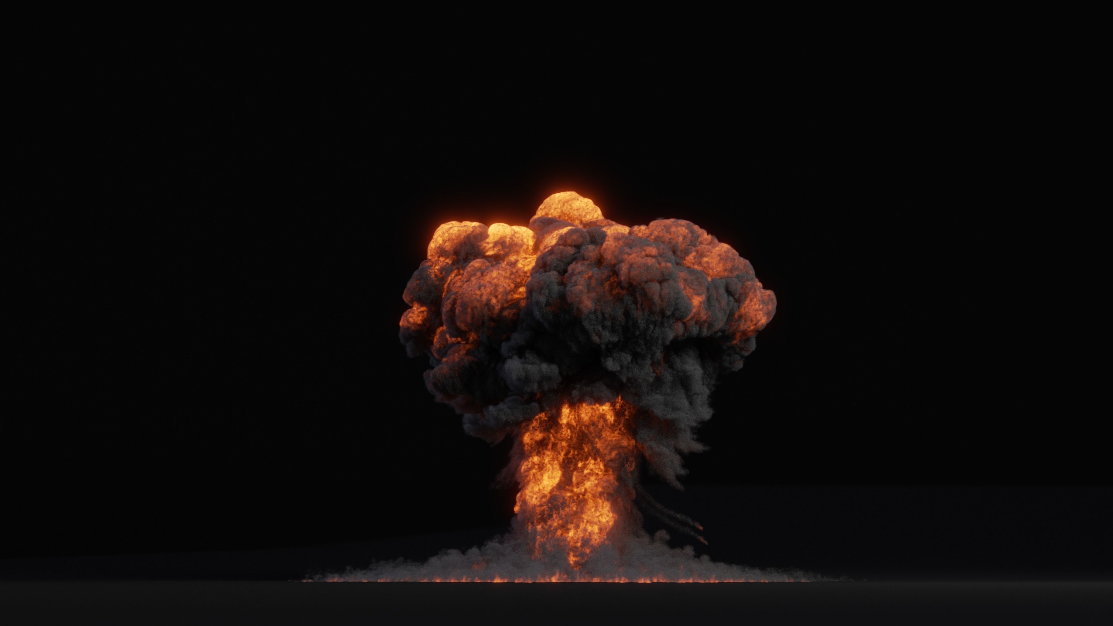 3D Gasoline Explosion 3D model animated | CGTrader