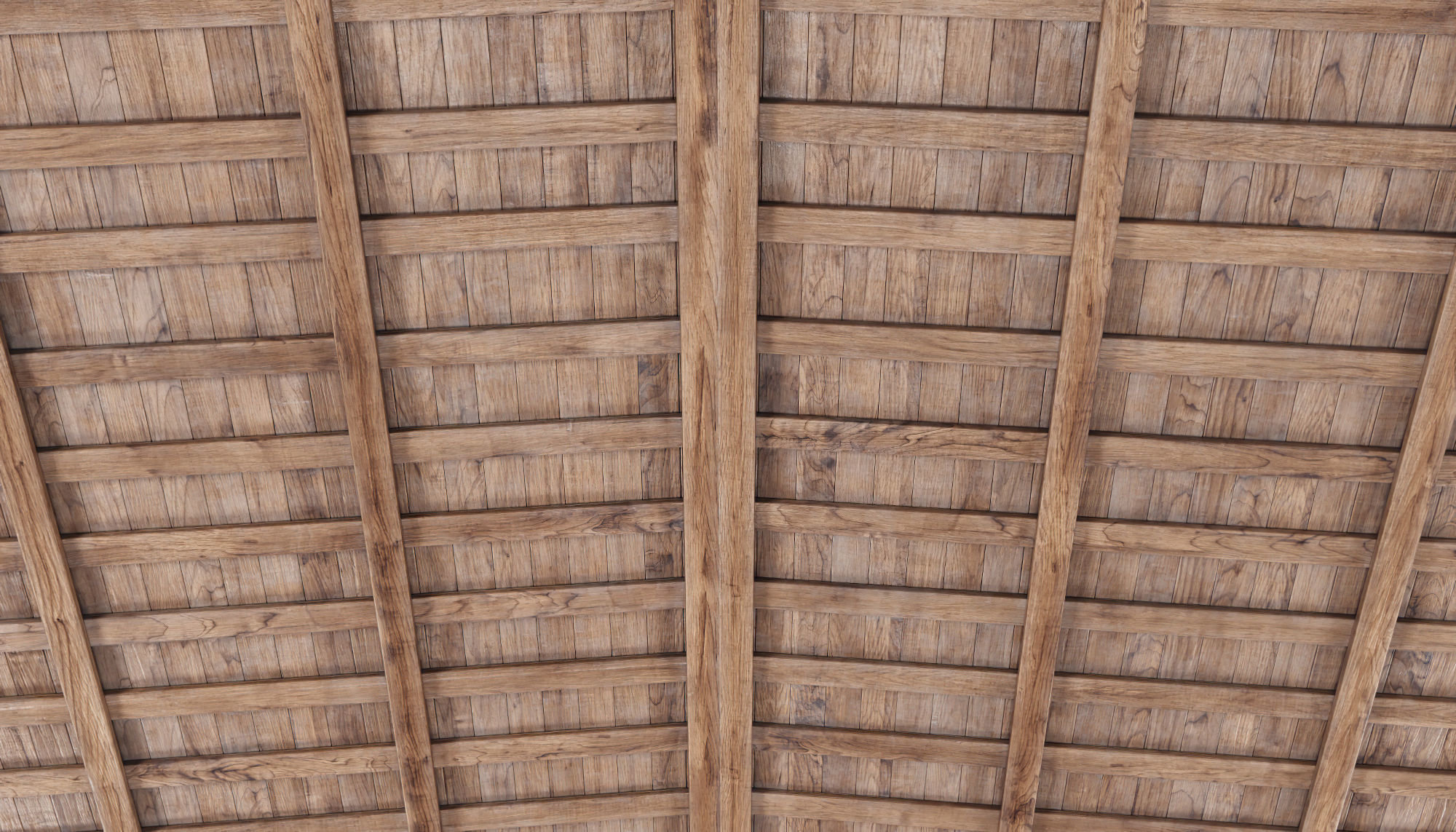 Gable Wooden Ceiling V3 3D model | CGTrader