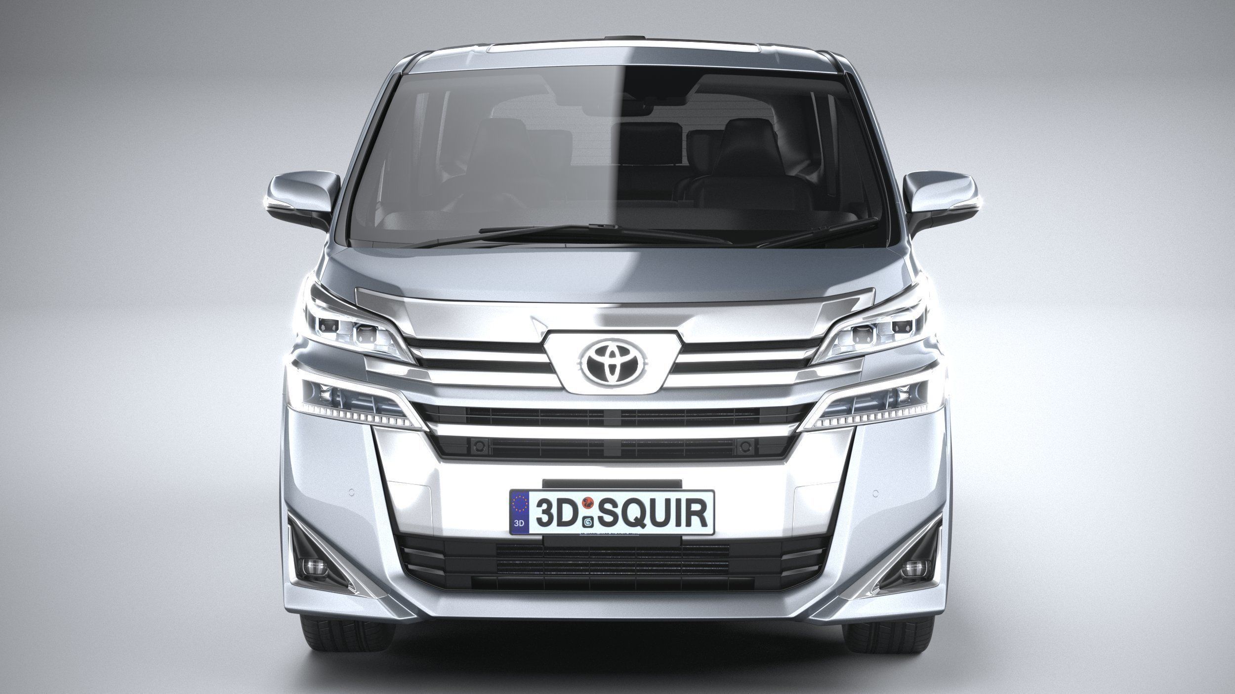 Toyota Vellfire base 2023 3D model | CGTrader