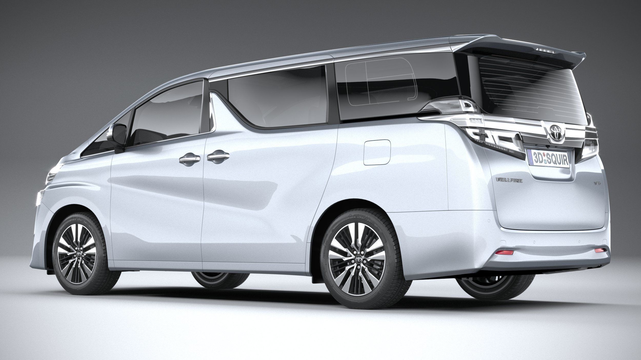 Toyota Vellfire base 2023 3D model | CGTrader