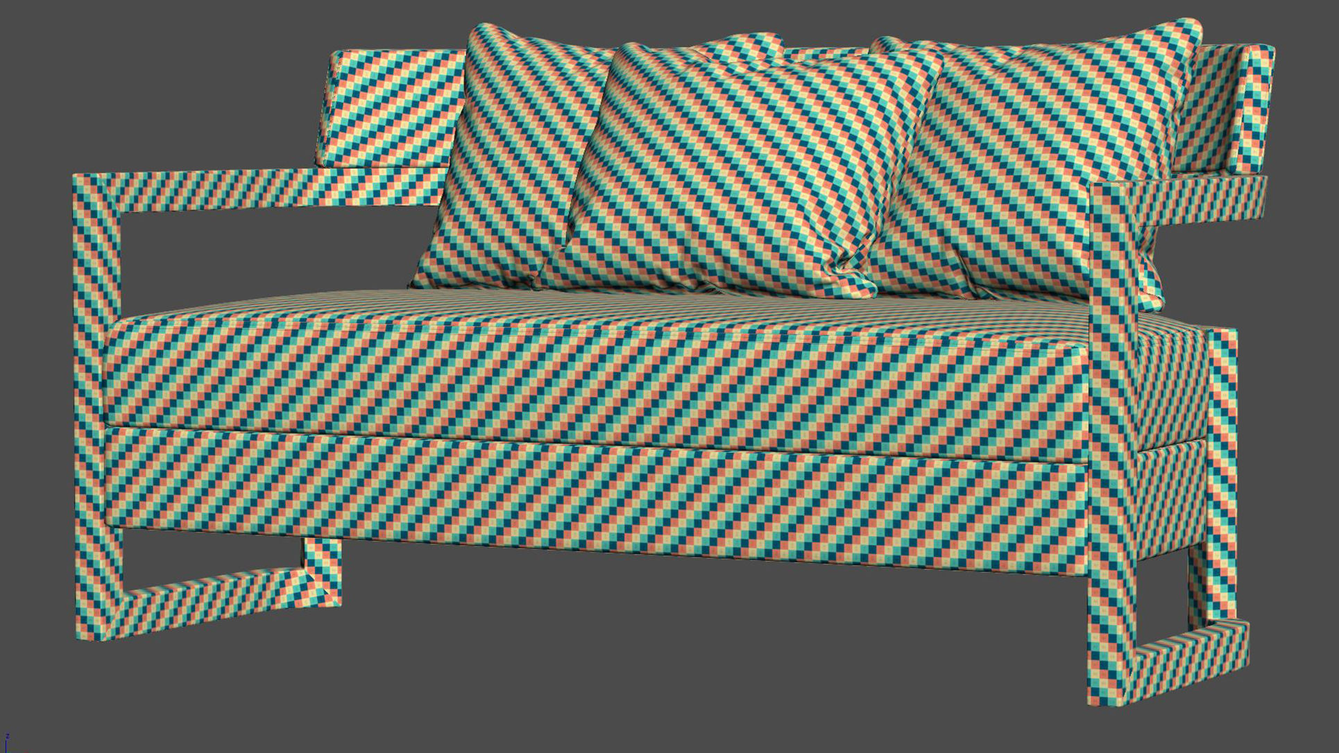 Tao Lounge Sofa by Hellman Chang 3D model | CGTrader