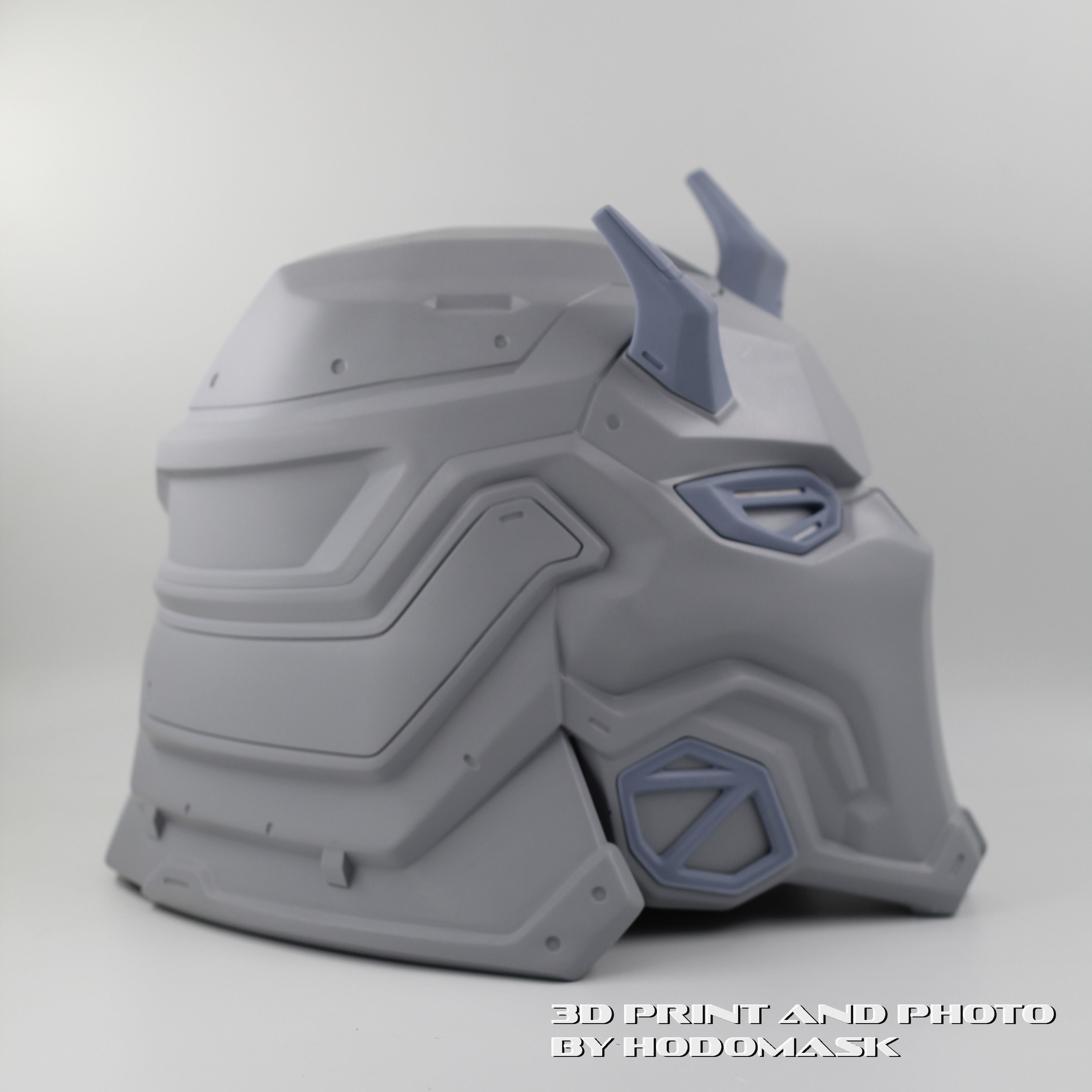 Cyber Samurai - cosplay helmet - DIGITAL FILE FOR 3D-PRINTING 3D model ...
