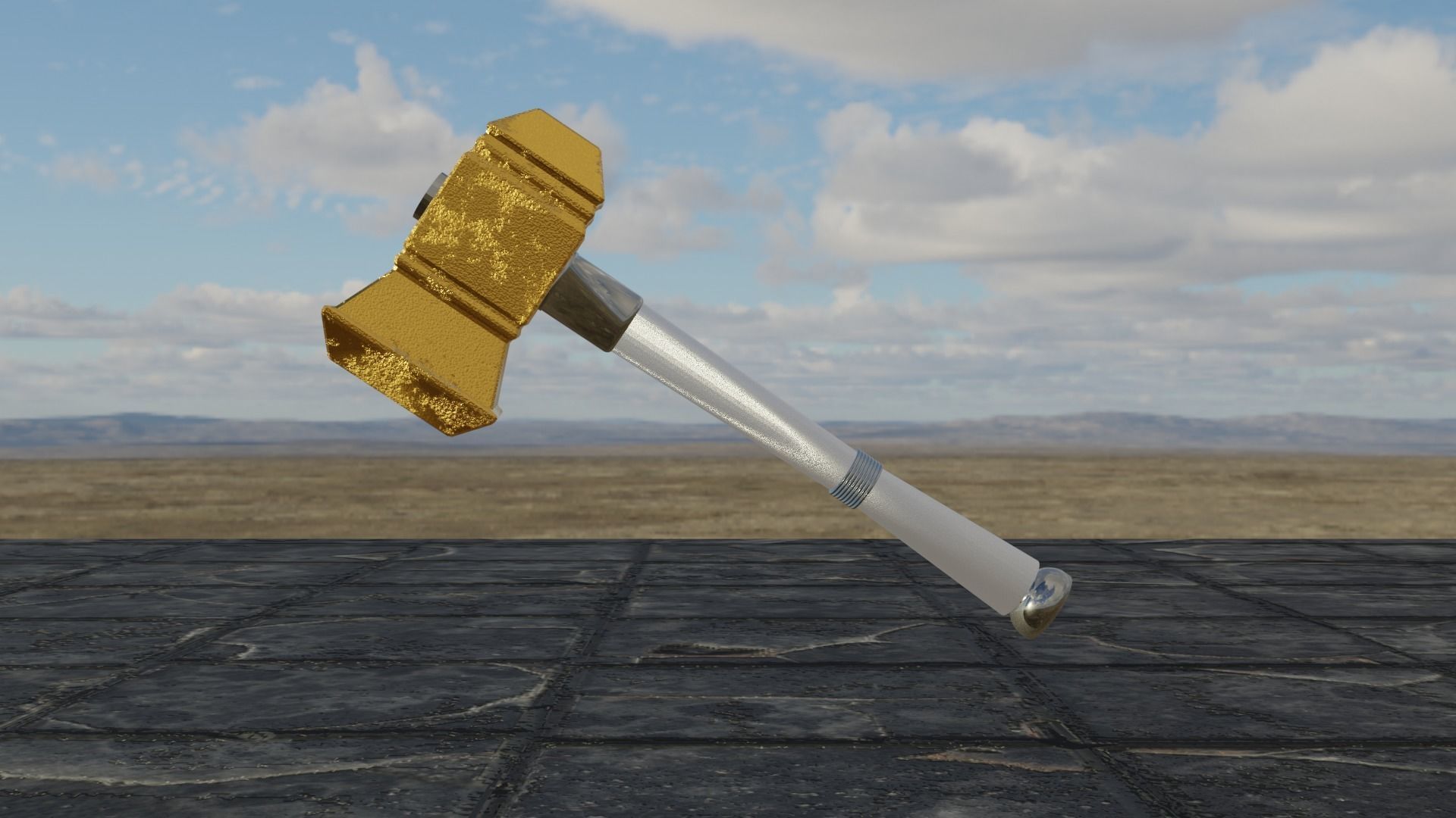 3D model 3D Hamer Fantasy VR / AR / low-poly | CGTrader