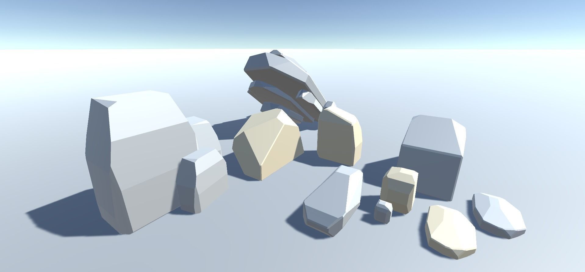 3D model Rock Pack 1 low poly environment VR / AR / low-poly | CGTrader