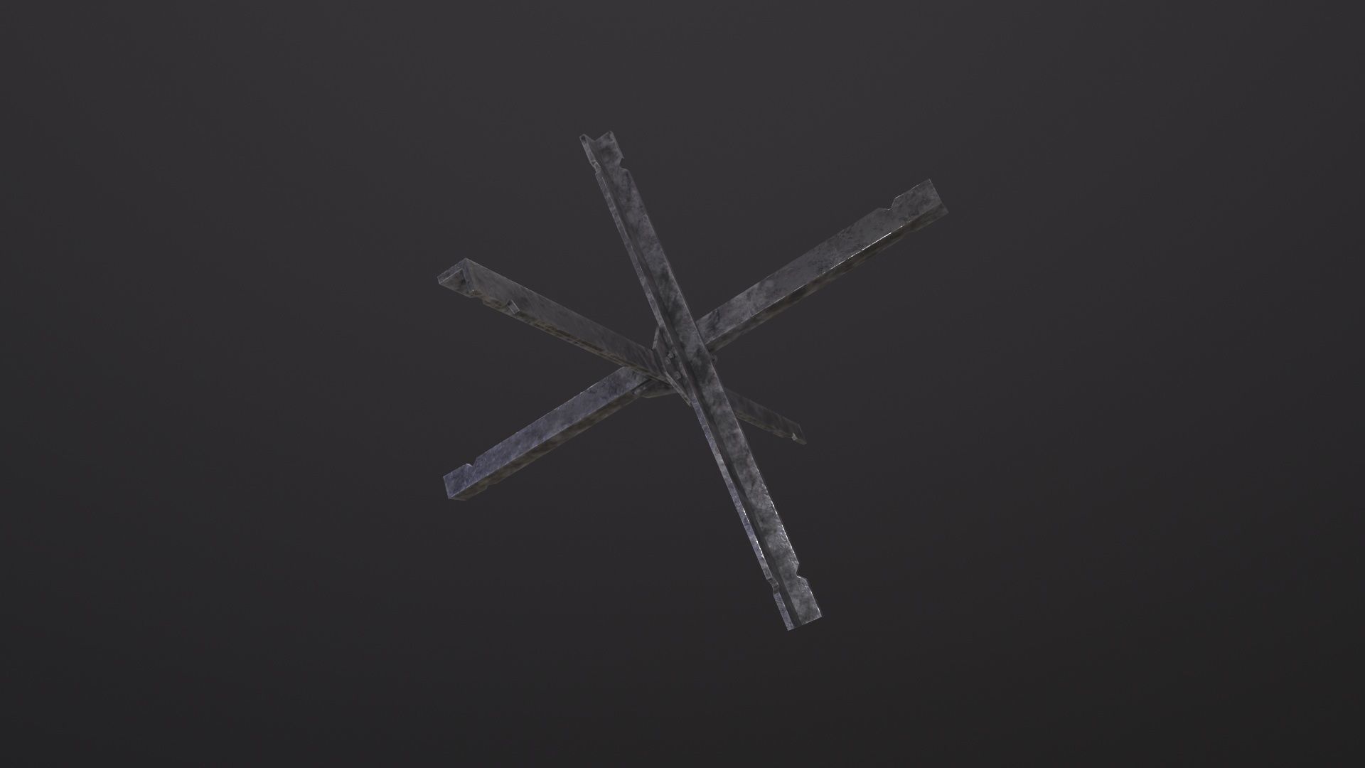 3D model Tank Trap 3D Model VR / AR / low-poly | CGTrader