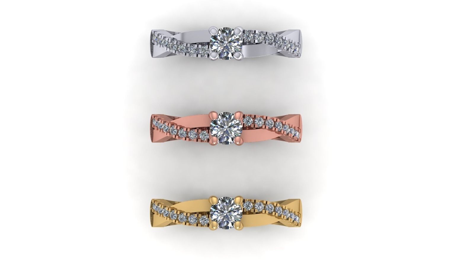 3D model Engagement Ring VR / AR / low-poly | CGTrader