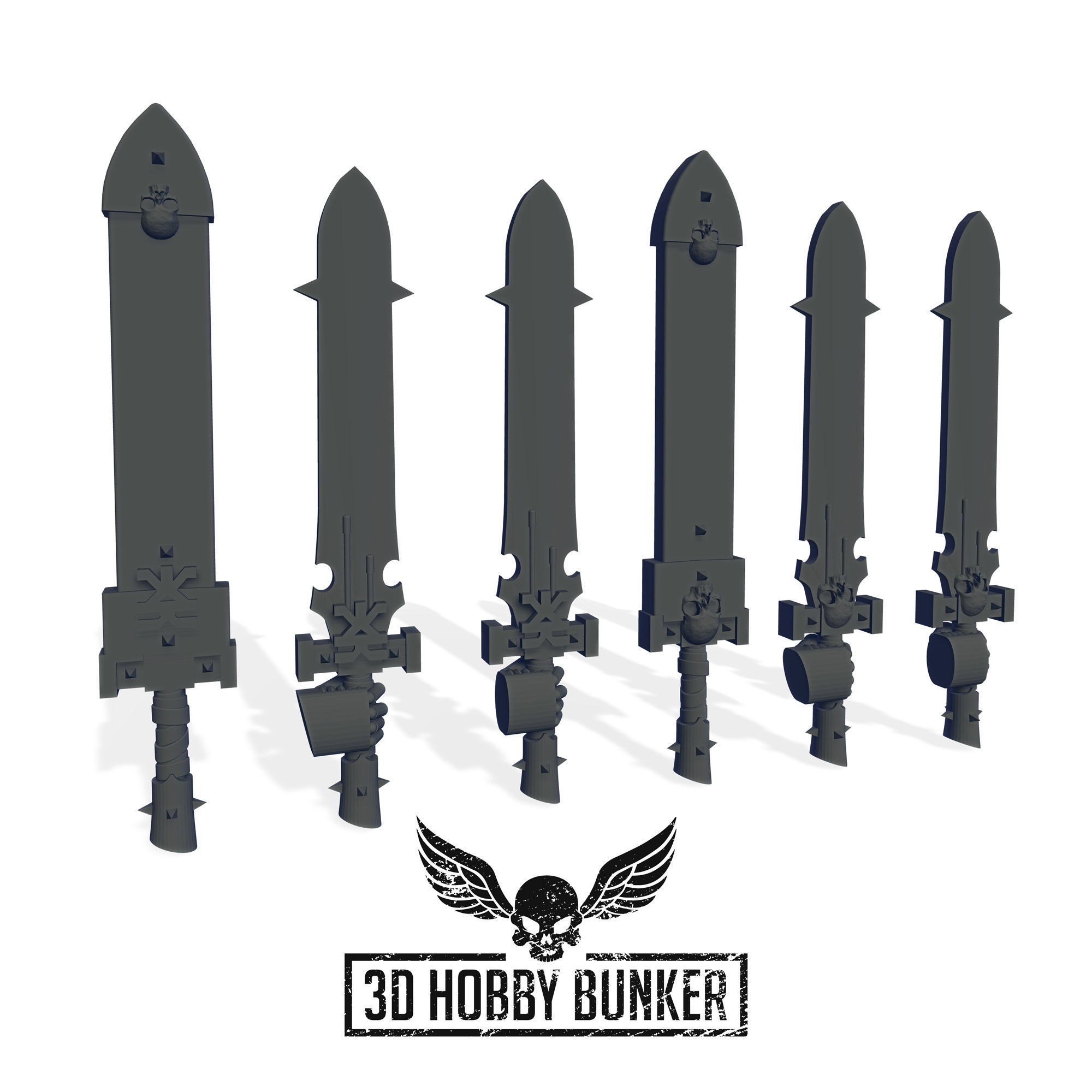 Hell Tearer Special Combat Weapons 3D model 3D printable | CGTrader