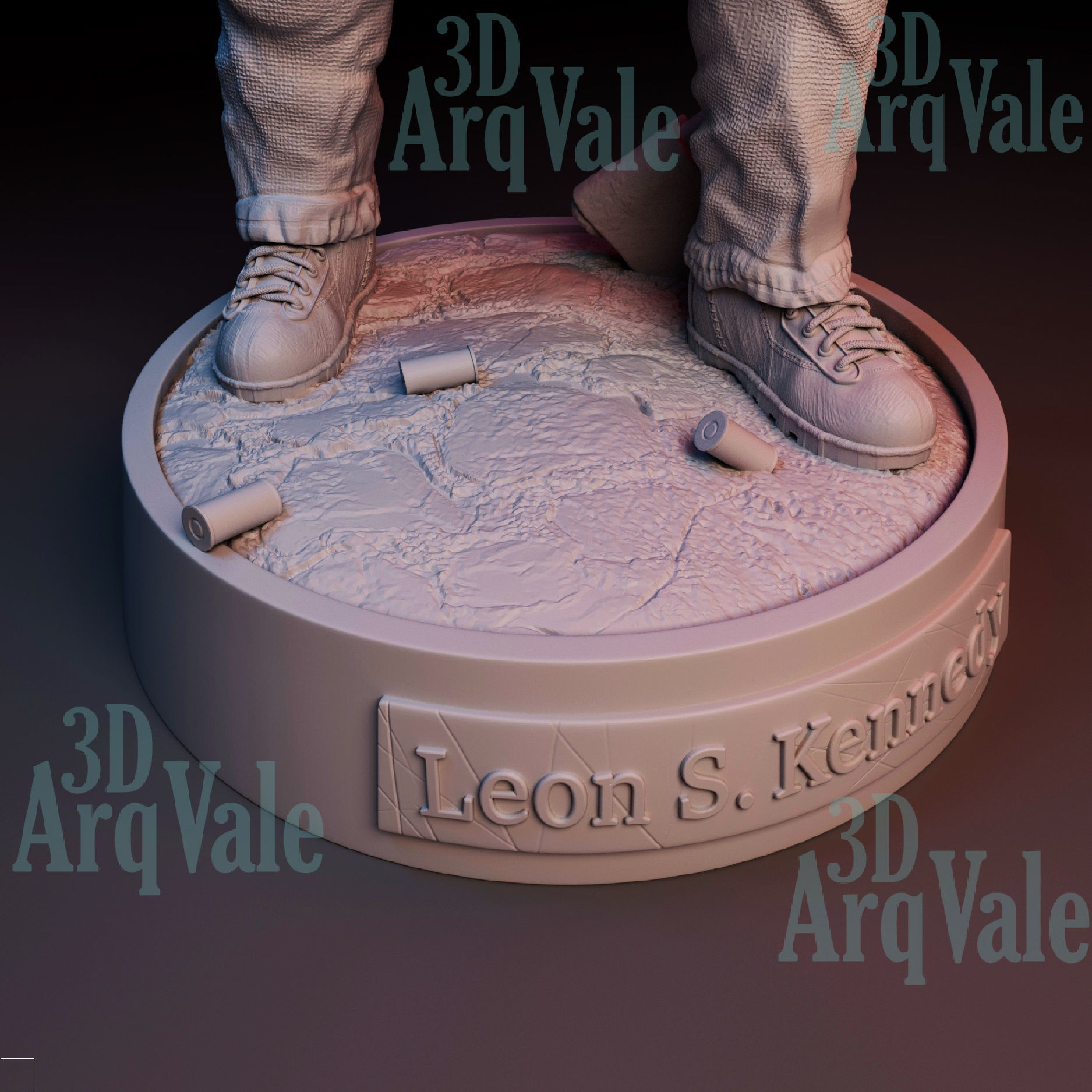 Leon Scott Kennedy - Resident Evil 4 3D model 3D printable | CGTrader