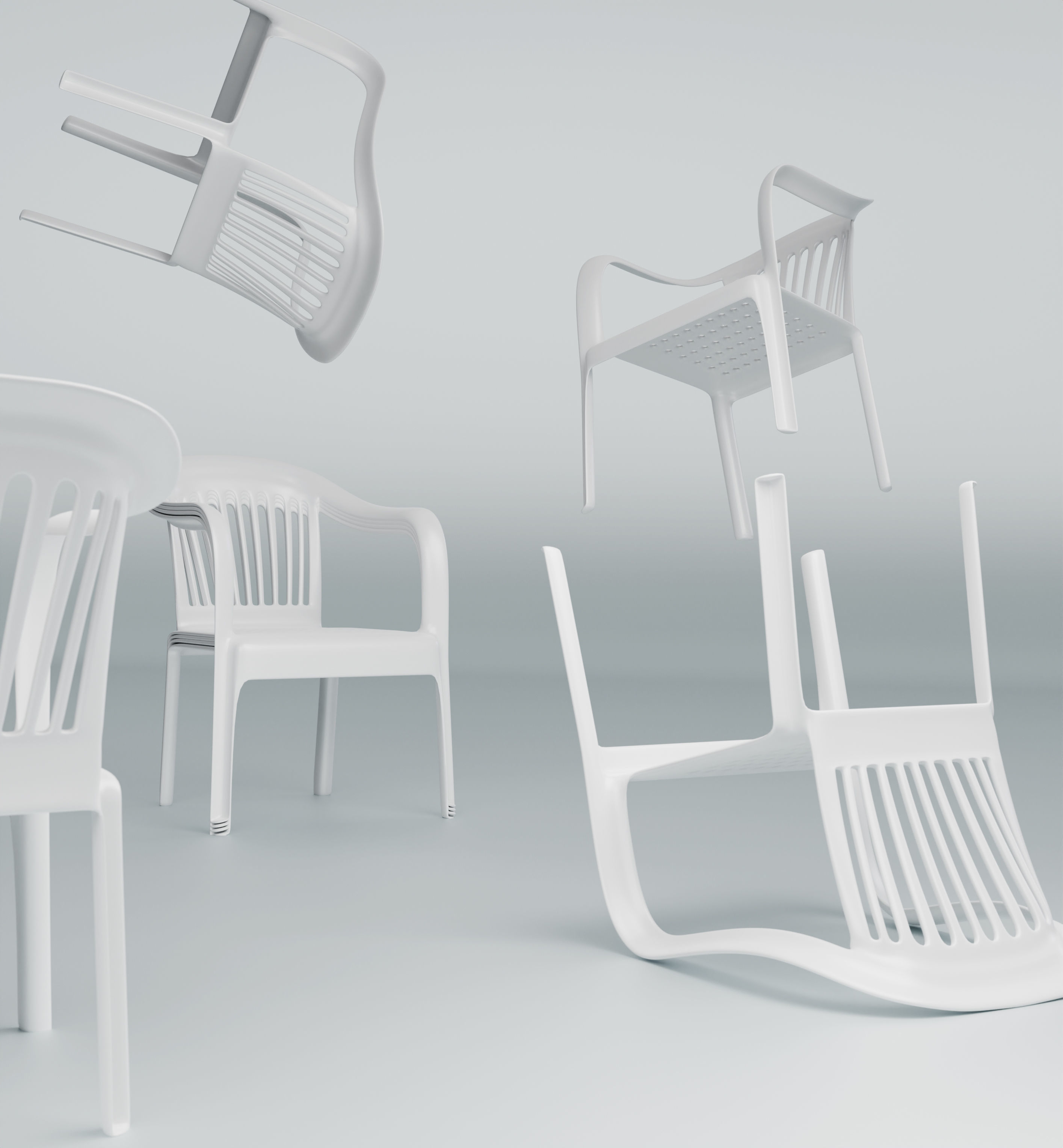 3D Model of a Classic Plastic Chair 3D model | CGTrader