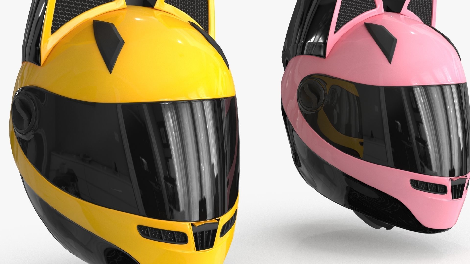 3D model Motorcycle Helmet 2 colors VR / AR / low-poly | CGTrader