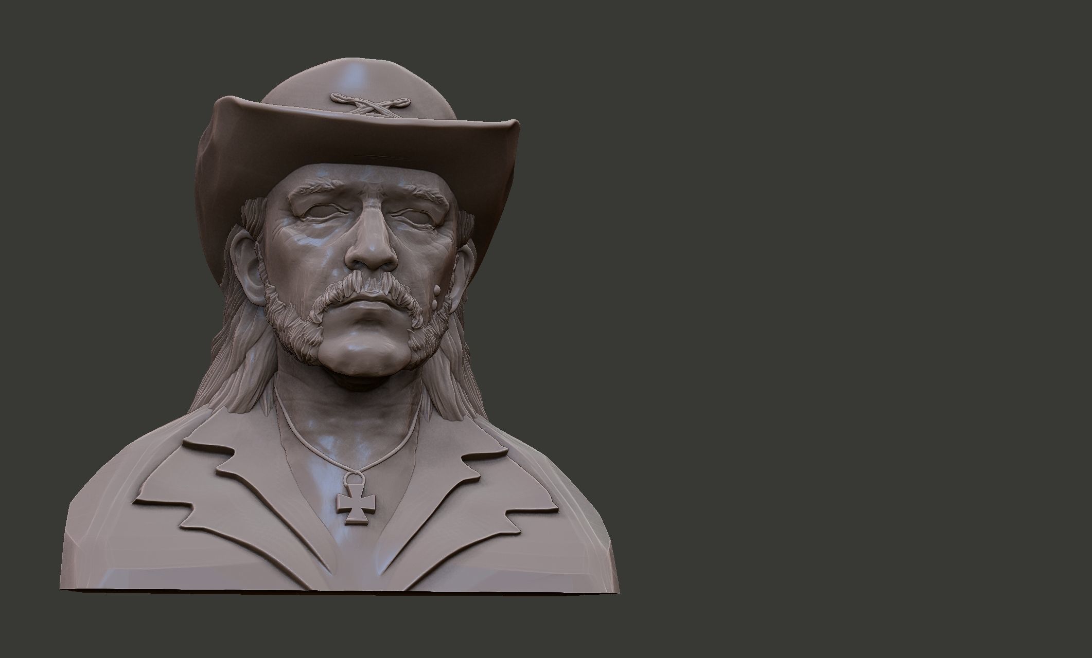 Lemmy Kilmister 3D model 3D printable | CGTrader