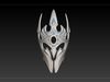 Death Knight 3D Mask - Lich King Arthas Warcraft helmet 3D model 3D ...