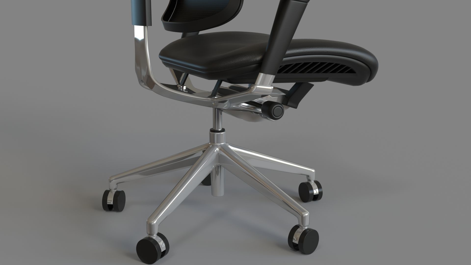 X-Chair X4 Leather Executive Office Chair With Headrest 3D model | CGTrader