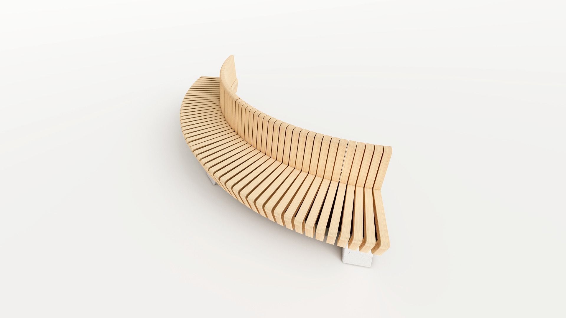 Modular benches 01 3D model | CGTrader