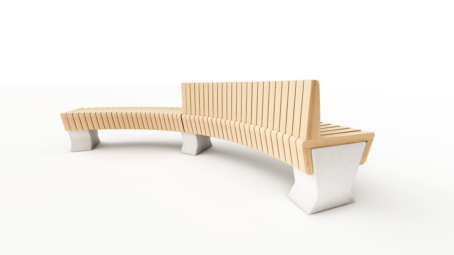 Modular benches 01 3D model | CGTrader