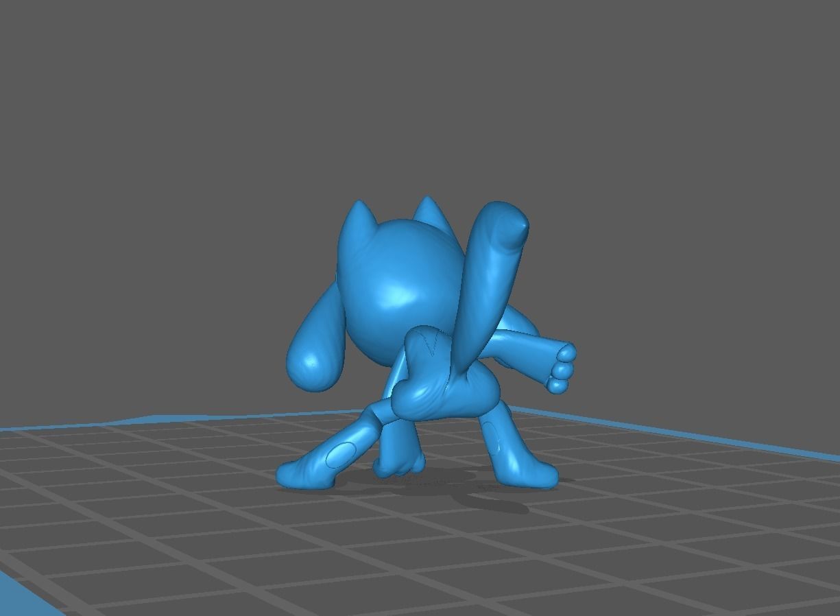 Riolu pokemon 3D print model 3D model 3D printable | CGTrader