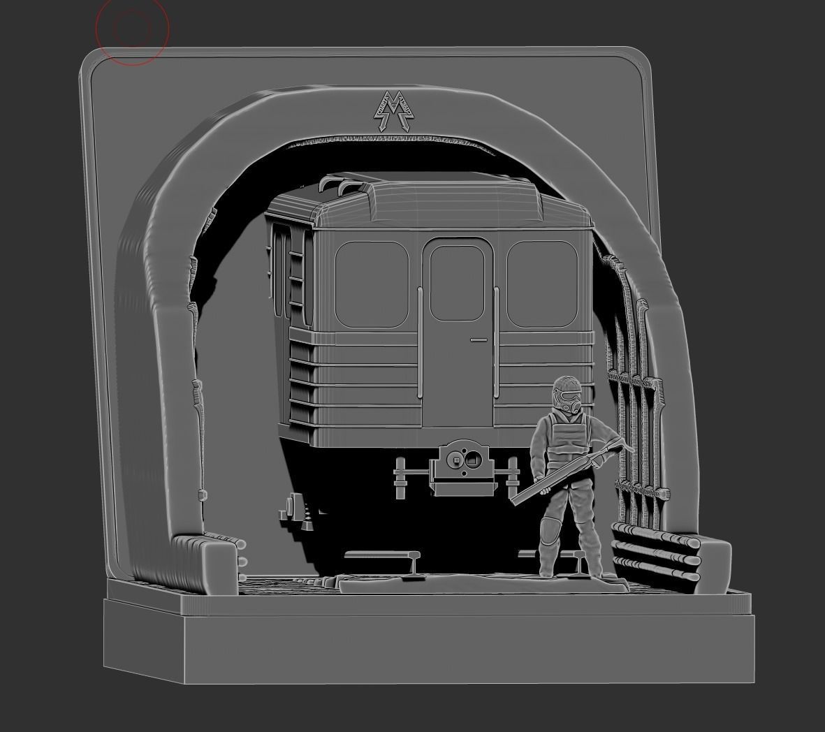 Metro 2033 eazy-to-build diorama 3D model 3D printable | CGTrader