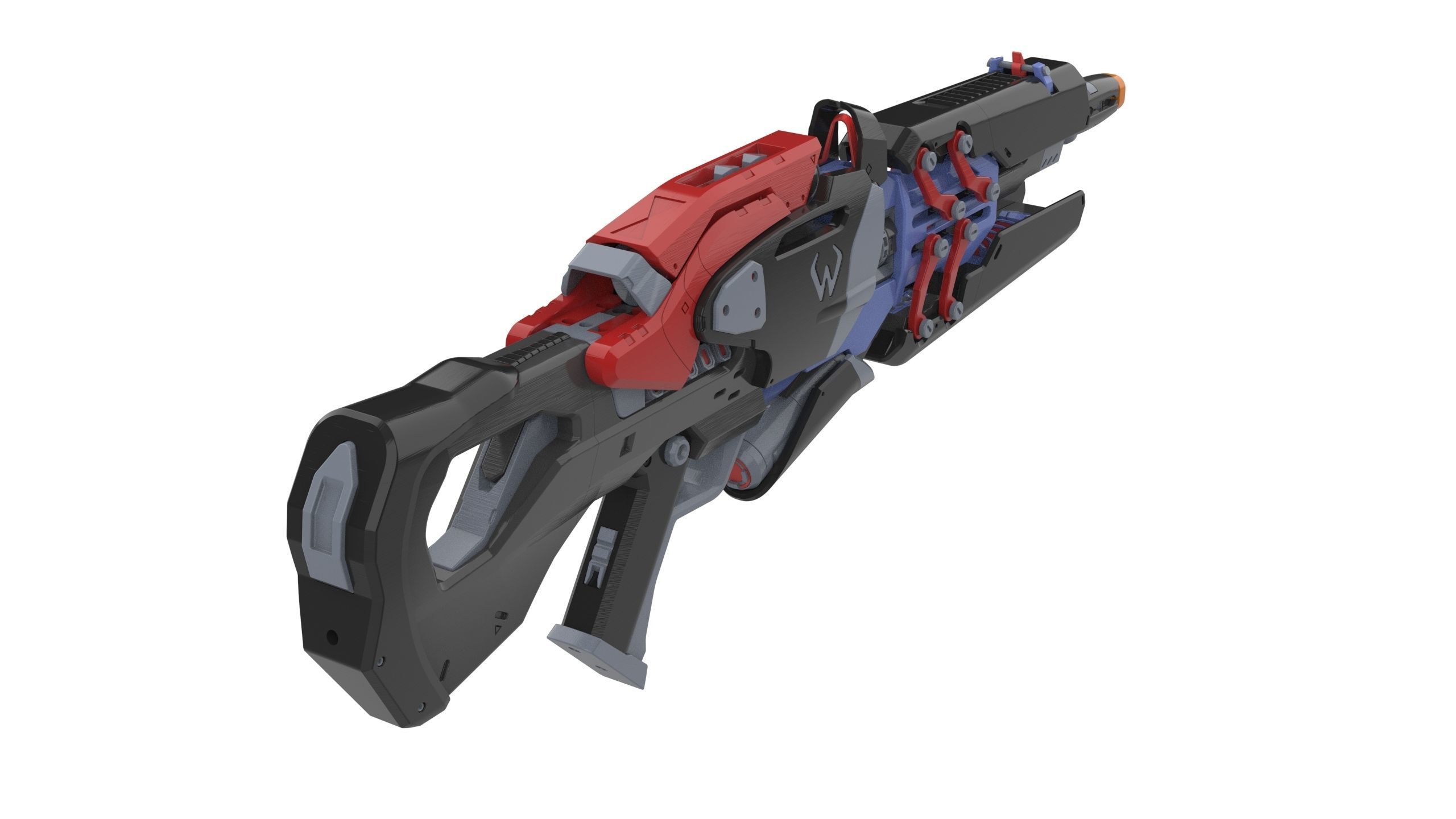 Widowmaker Noire Skin - Overwatch - Printable - STL 3D model 3D ...