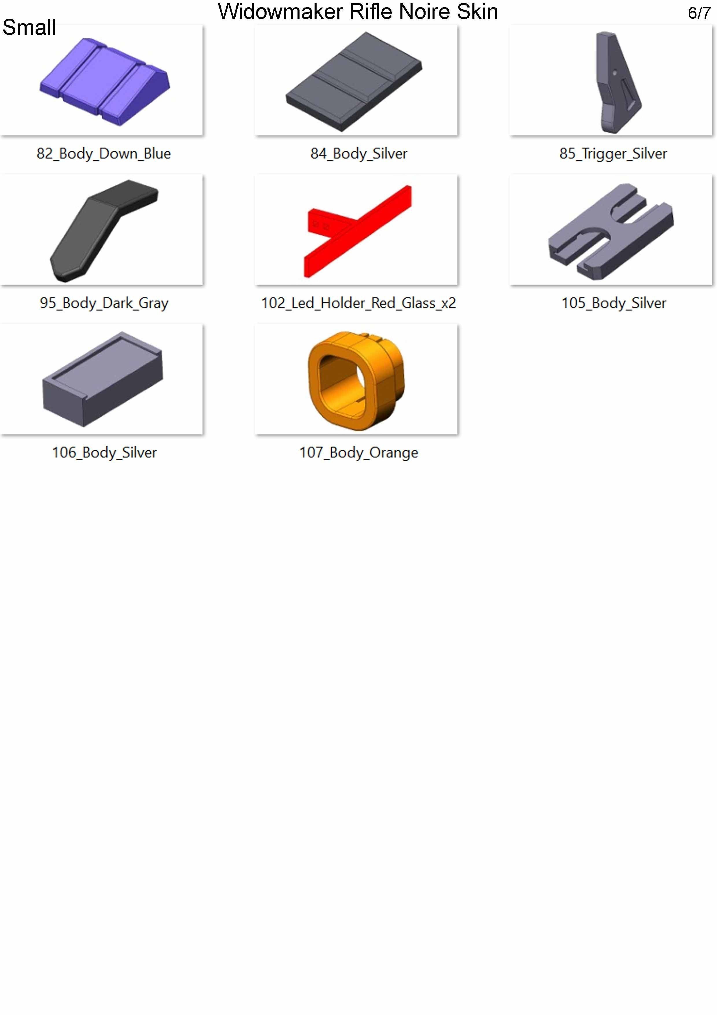 Widowmaker Noire Skin - Overwatch - Printable - STL 3D model 3D ...