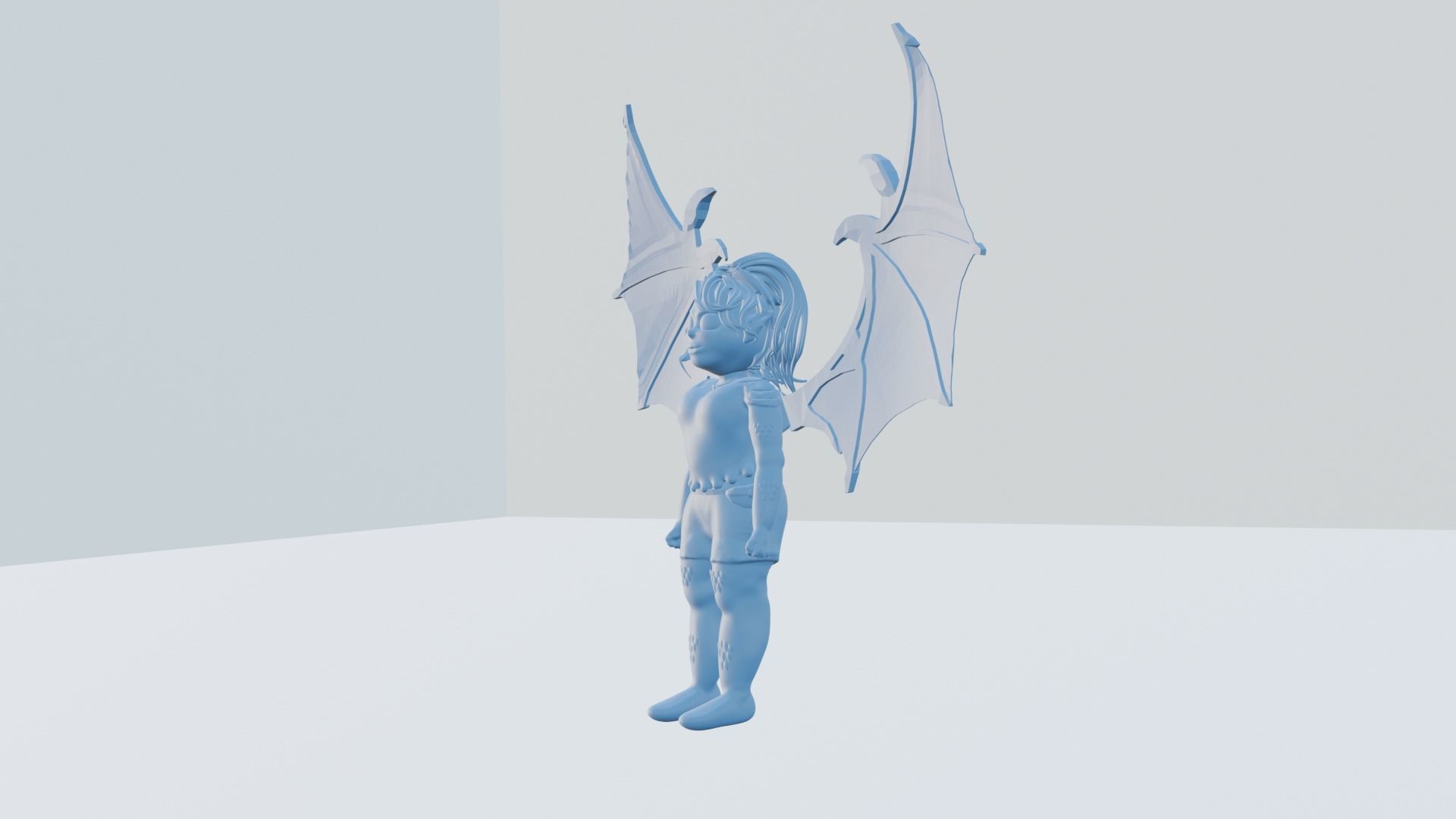 OC Character 3 Poses 3D model 3D printable | CGTrader