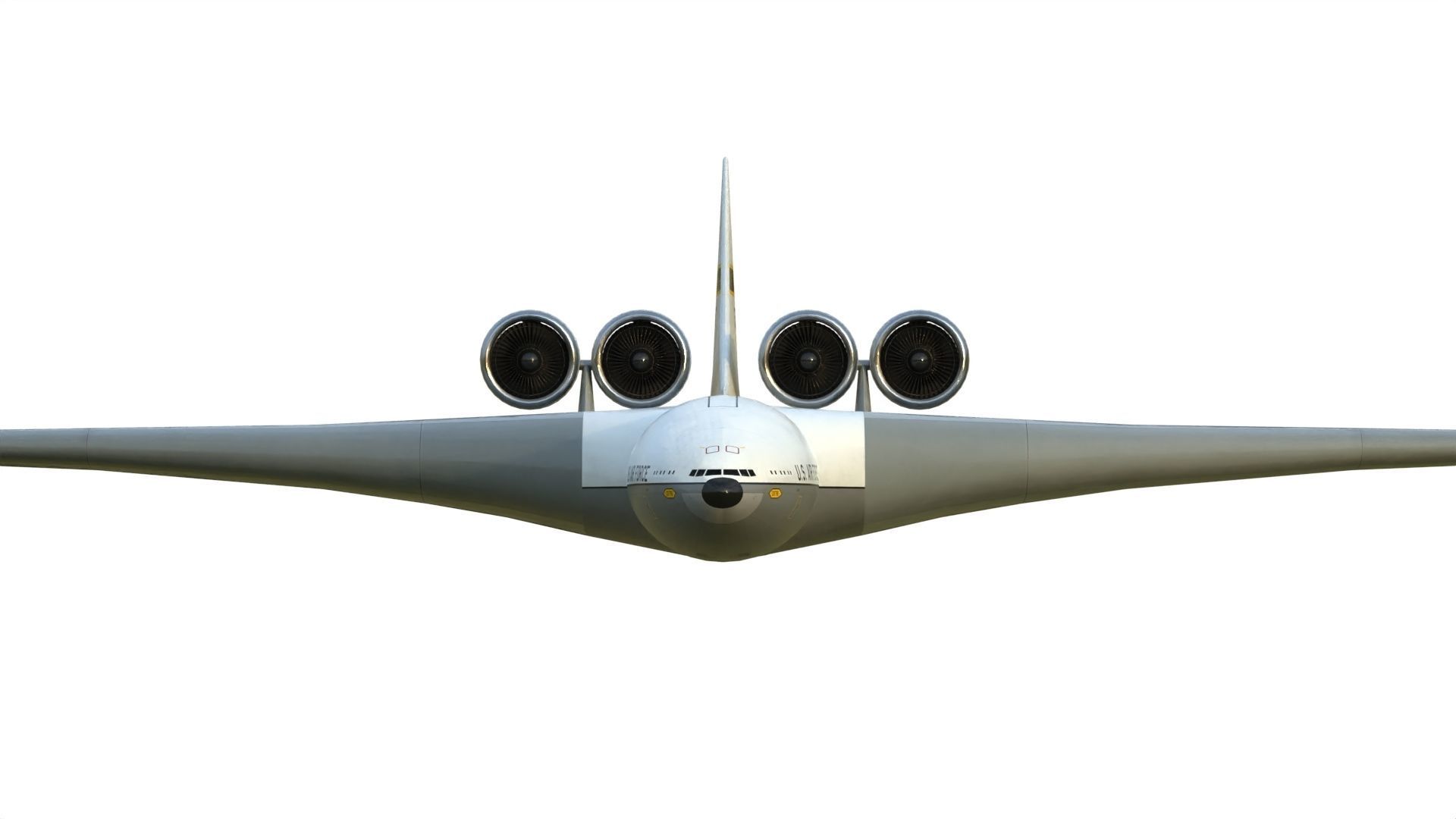 Lockheed CL-1201 nuclear powered aircraft 3D model | CGTrader