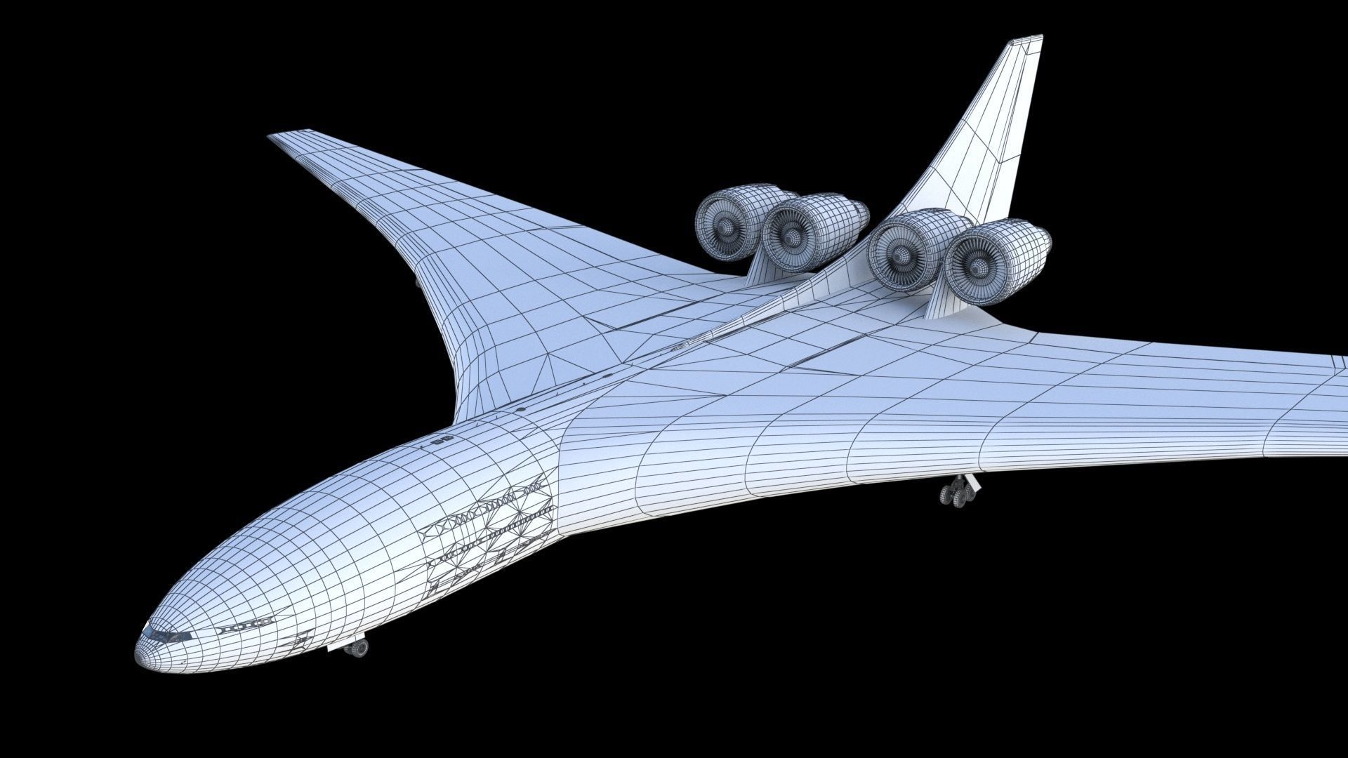 Lockheed CL-1201 nuclear powered aircraft 3D model | CGTrader