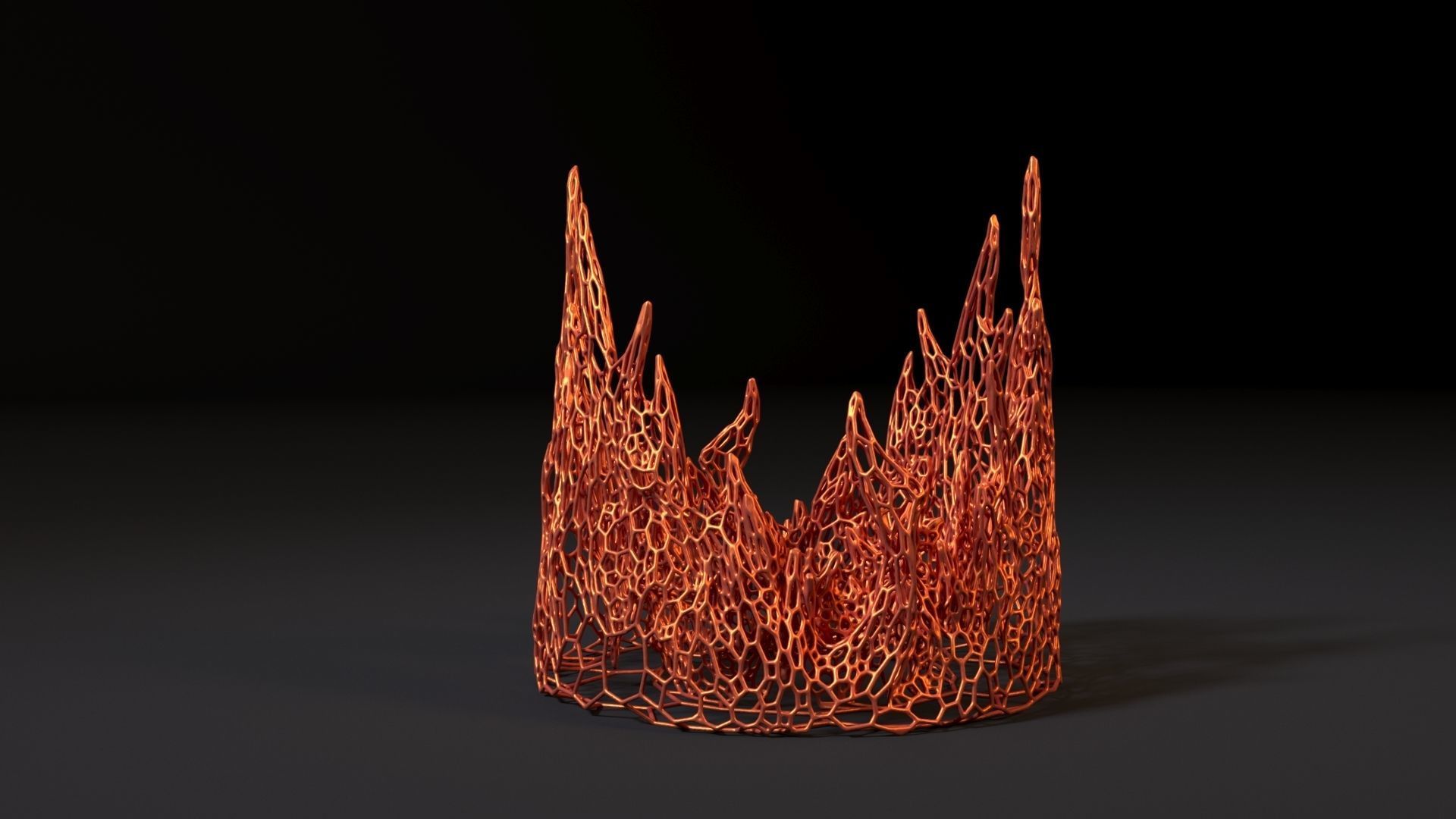 Fire flame 3D model 3D printable | CGTrader