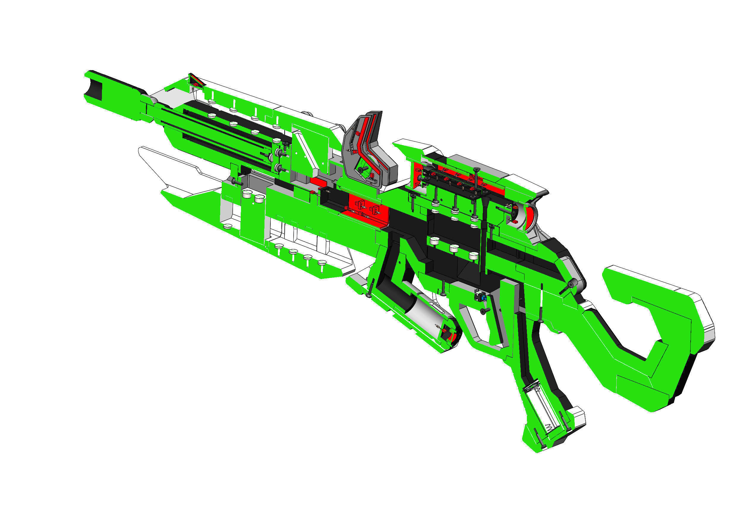 Widowmaker Talon - Overwatch - Commercial - Printable - STL 3D model 3D ...