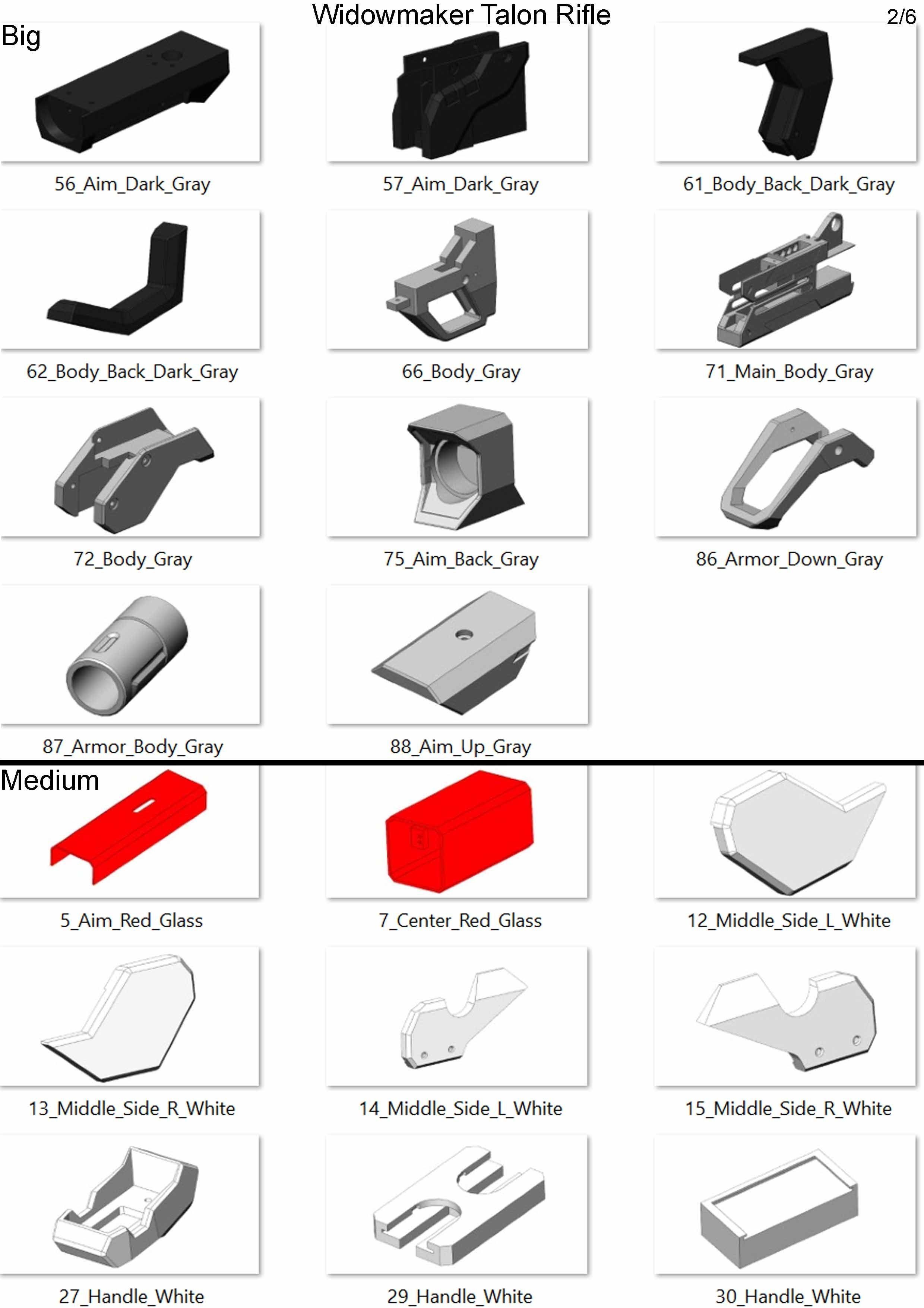 Widowmaker Talon - Overwatch - Commercial - Printable - STL 3D model 3D ...